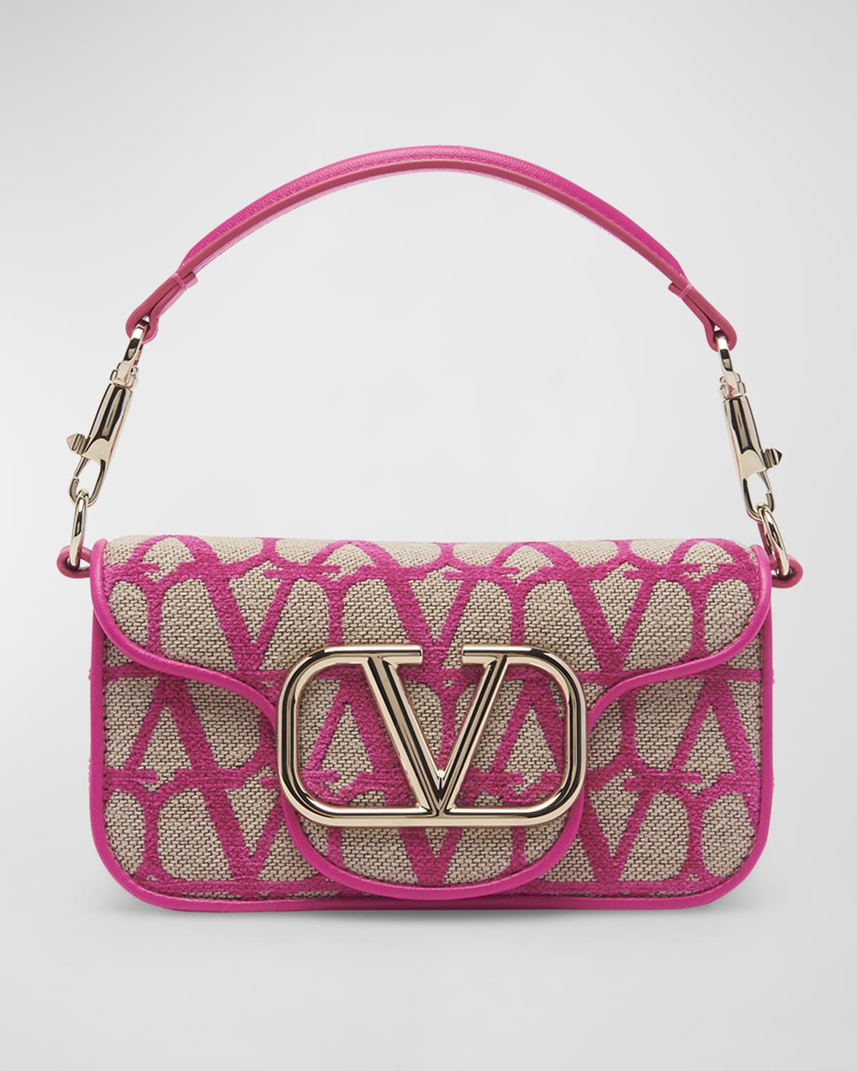 Valentino Garavani Loco Toile Iconographe Canvas Shoulder Bag | Neiman ...