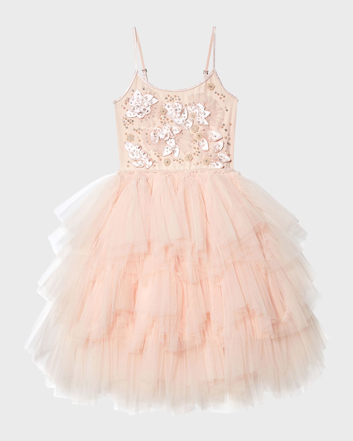 Tutu Du Monde Girl's Bebe Penelope Embellished High Low Hem Dress, Size ...