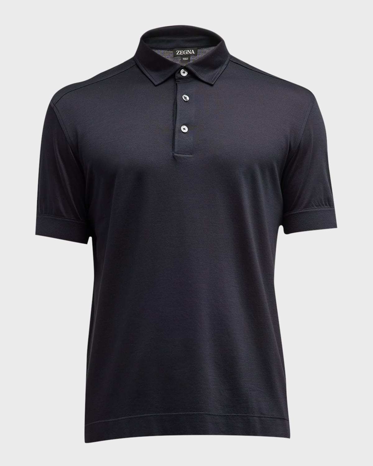 ZEGNA Men's Pique Polo Shirt | Neiman Marcus