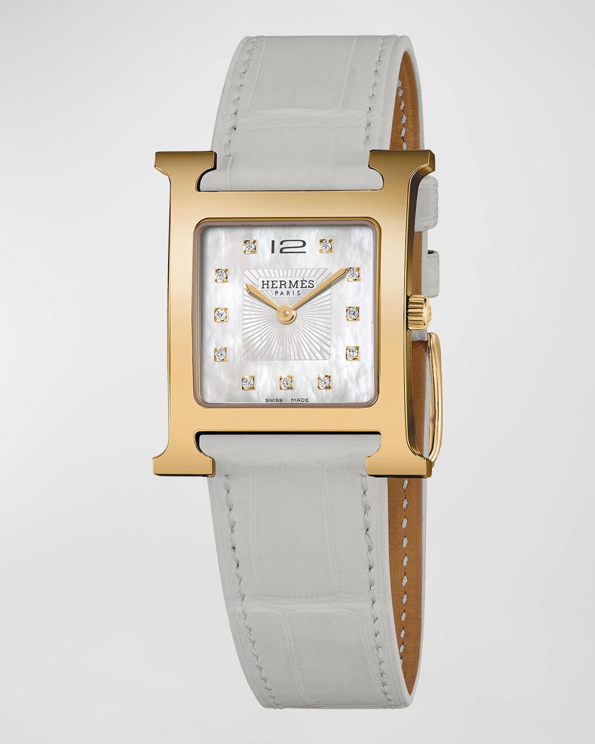 Hermes Heure H Watch, Small Model, 25 mm | Neiman Marcus