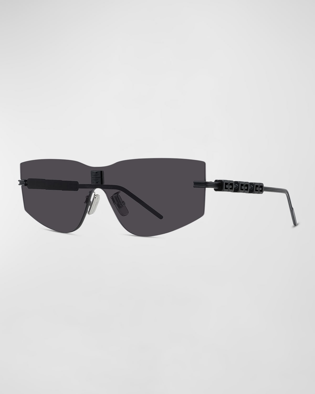Versace Men's Studded Shield Sunglasses | Neiman Marcus
