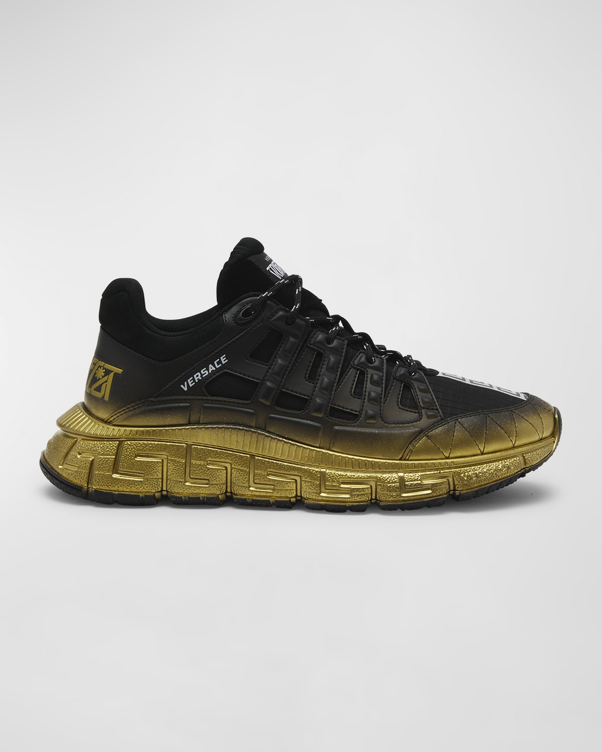 Versace Men's TriGreca Fashion Sneakers | Neiman Marcus
