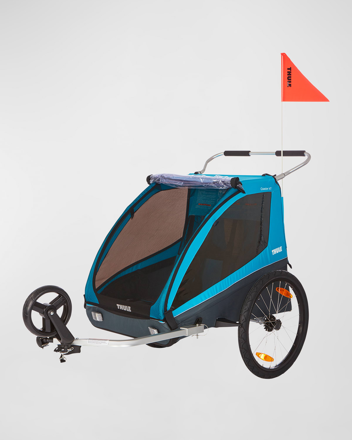 Thule Kid's Coaster XT 2-Seat Bike Trailer, Black | Neiman Marcus
