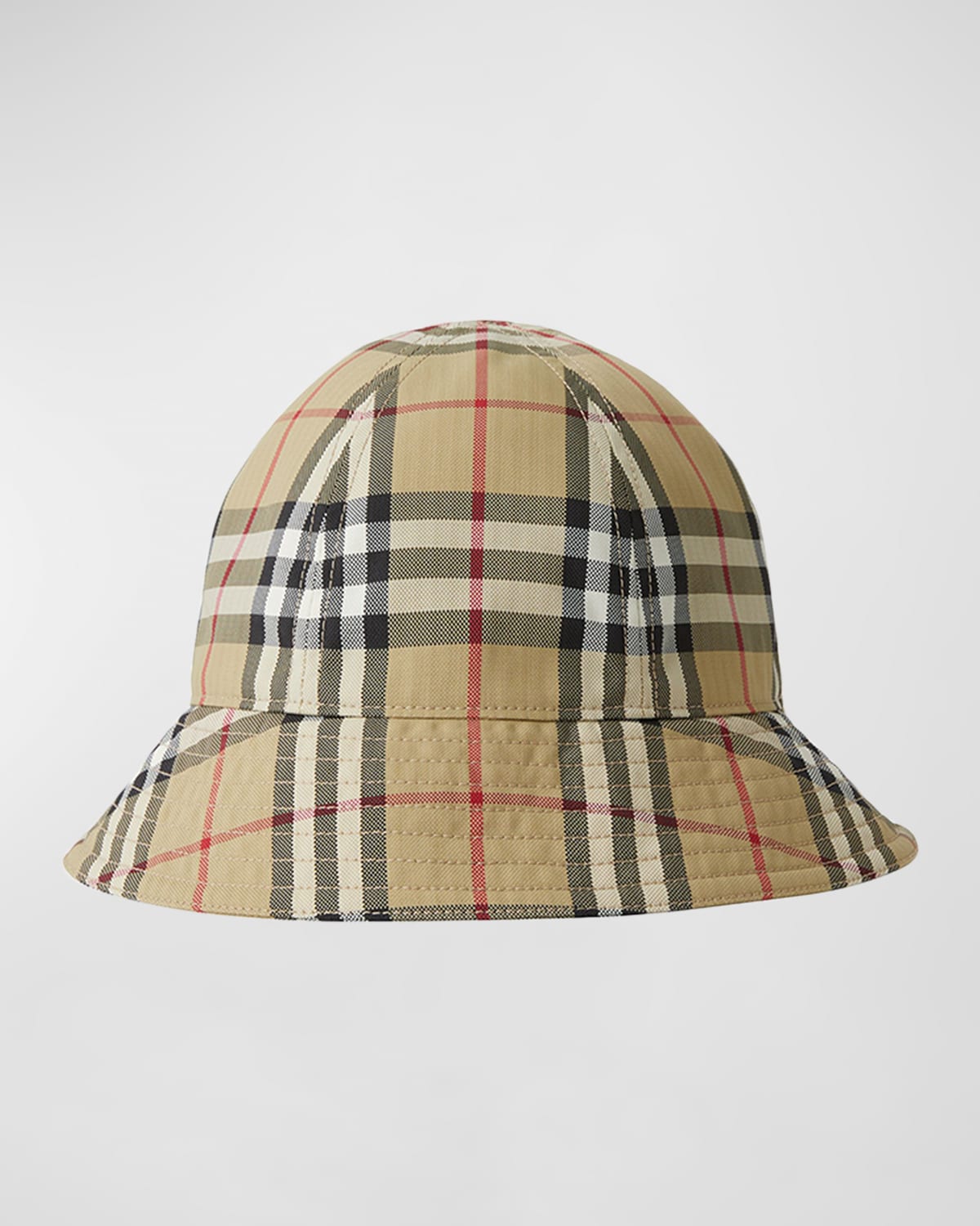 Burberry Check Sequin Bucket Hat | Neiman Marcus