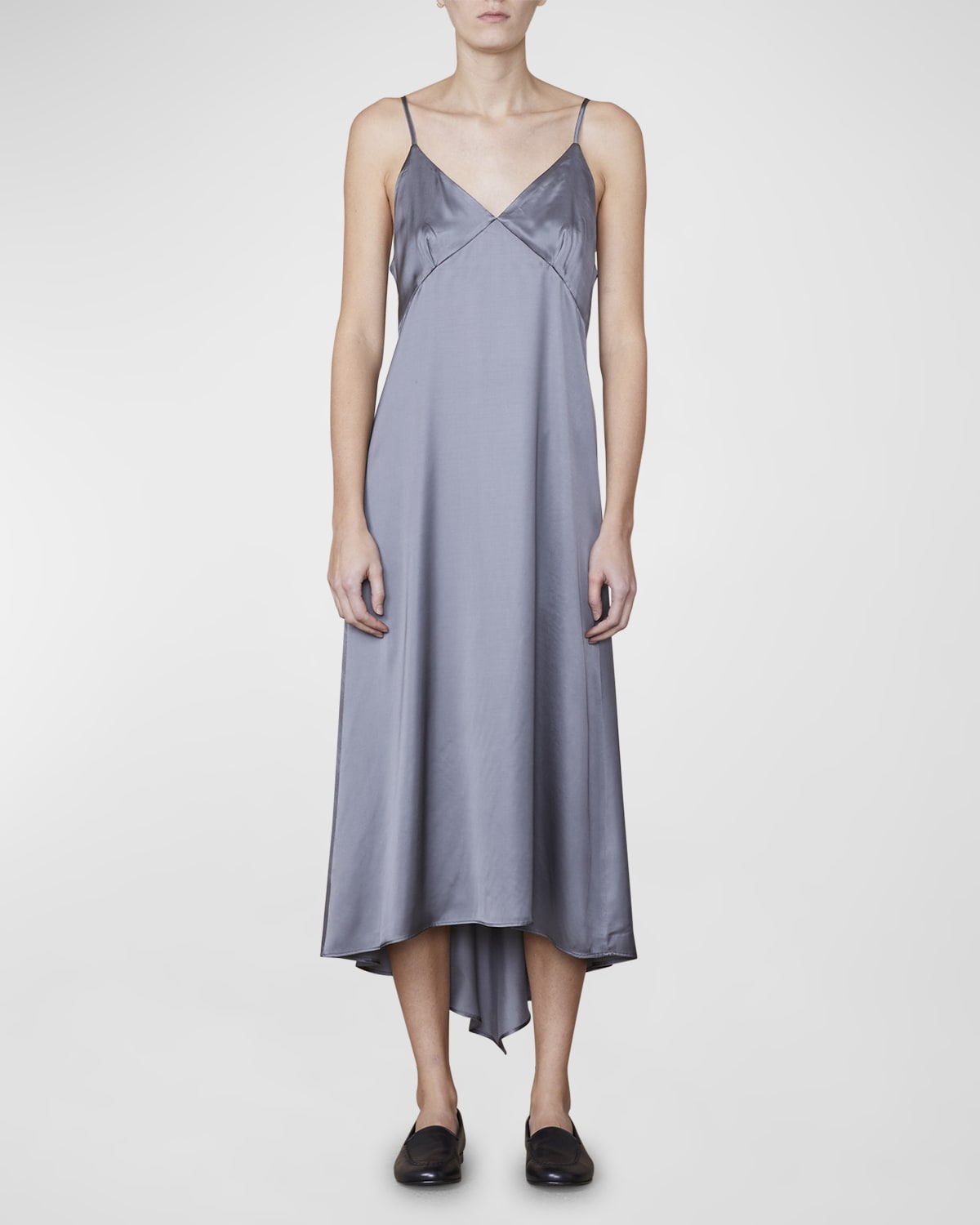 Paskal Midi Slip Dress with Detachable Bow | Neiman Marcus