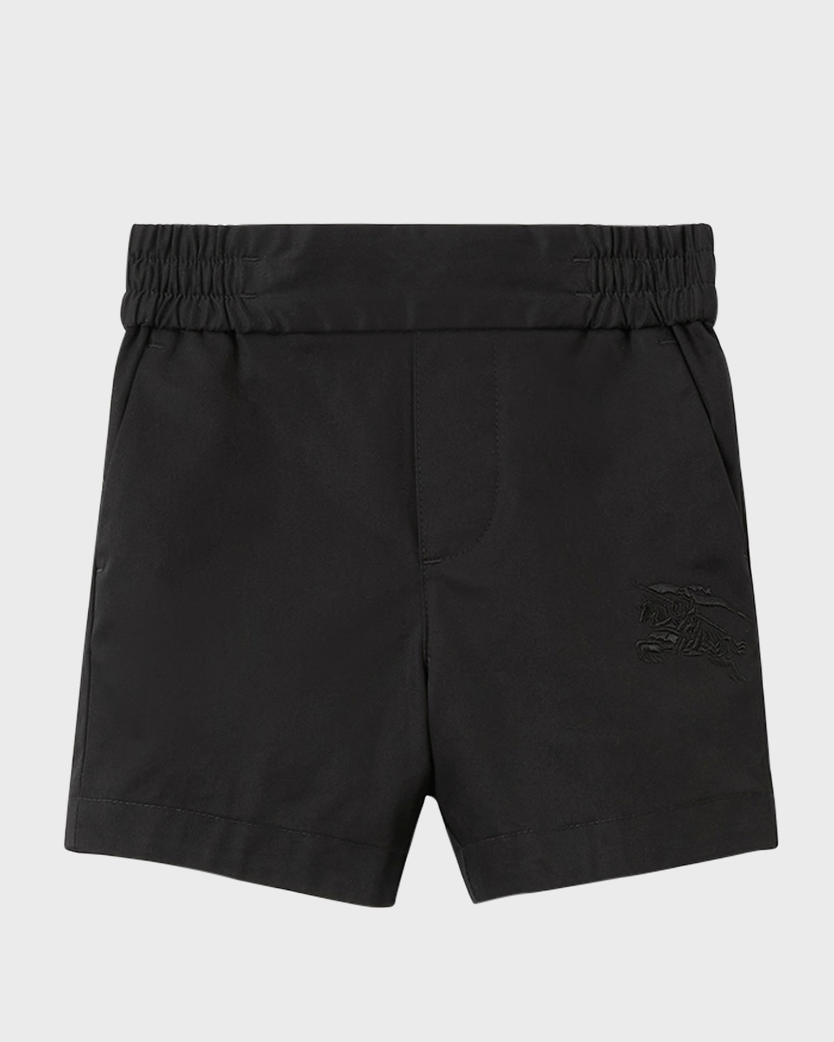 Burberry Boy's Romeo Embroidered Chino Shorts, Size 6M-2 | Neiman Marcus