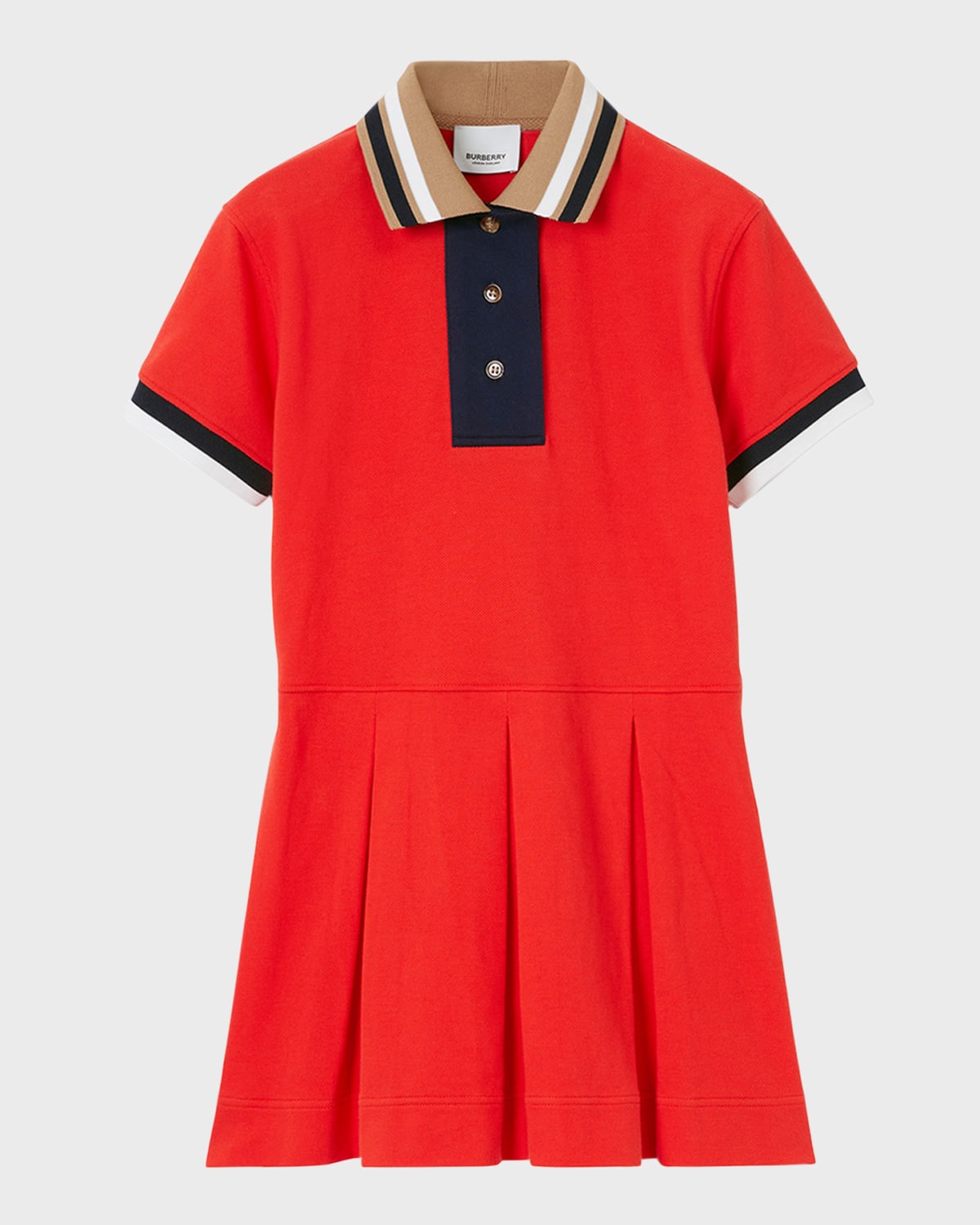 Burberry Girl's Langton Polo Dress, Size 3-14 | Neiman Marcus