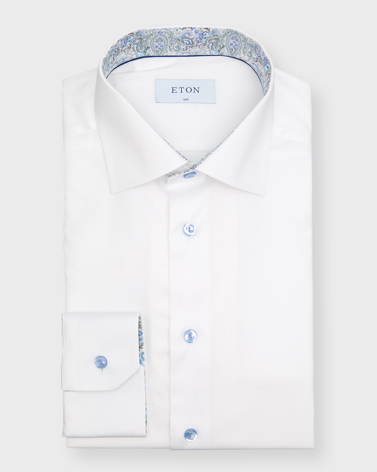 Eton Men's Slim Fit Twill Dress Shirt | Neiman Marcus