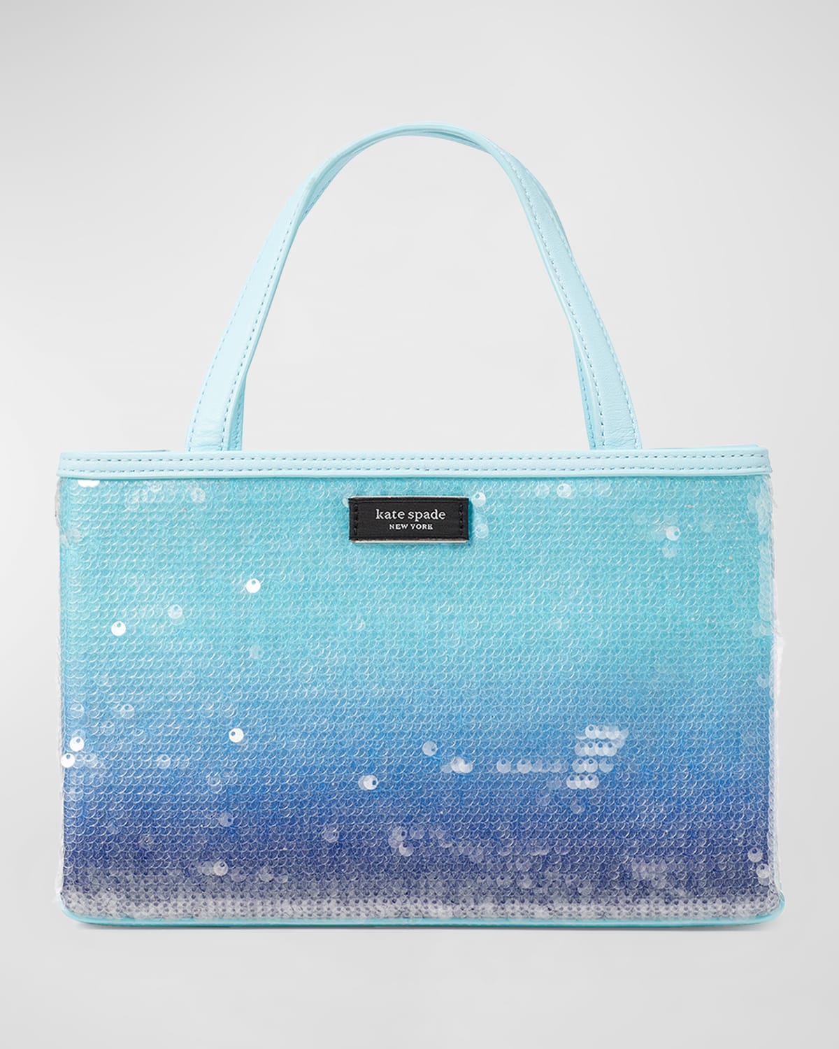 kate spade new york sam icon seaside mini stripe sequin tote bag ...