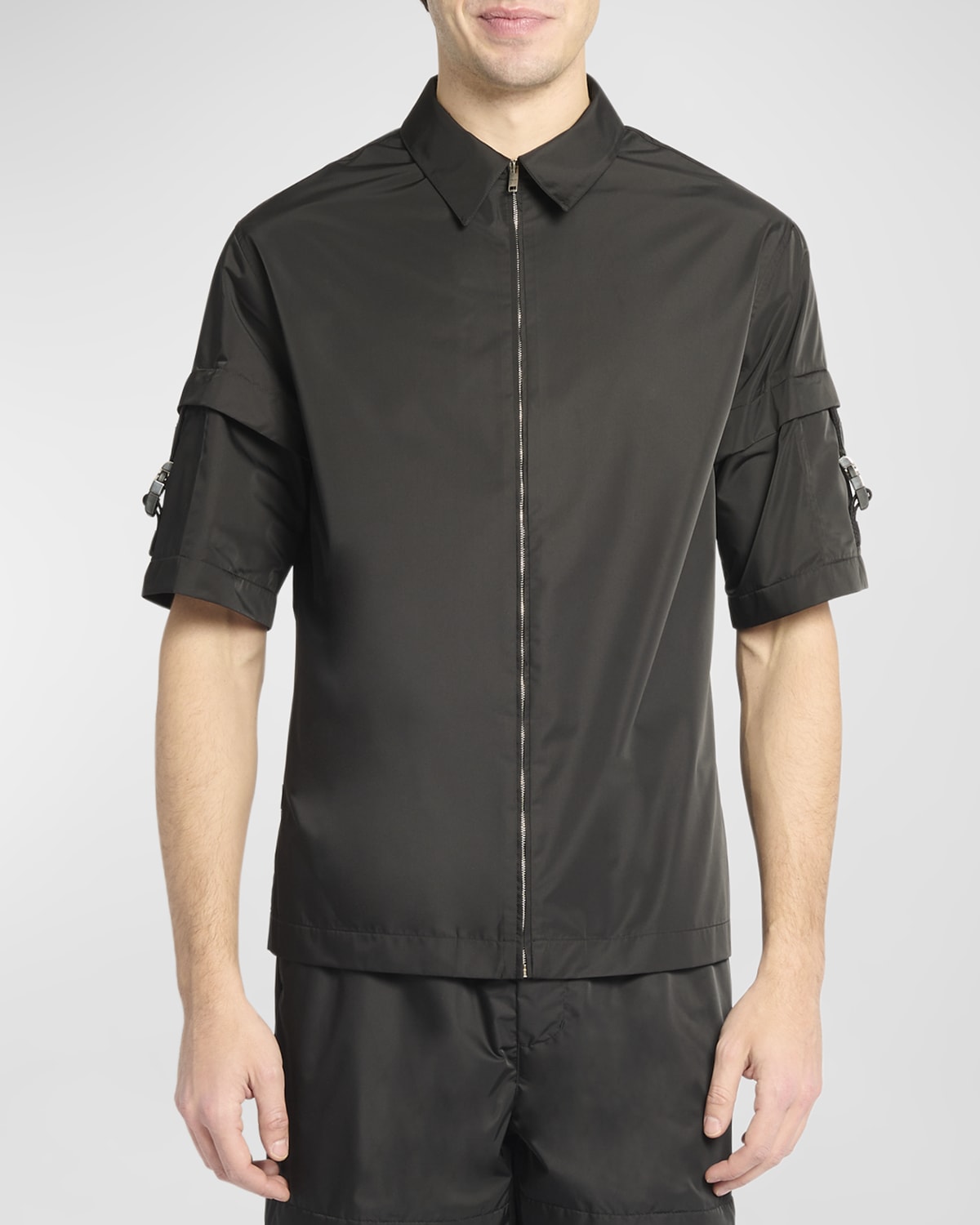 Givenchy Men's U-Lock Harness Dress Shirt | Neiman Marcus