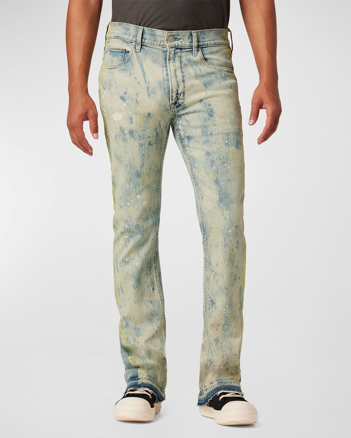 Hudson Men's Jack Kick Flare Jeans | Neiman Marcus