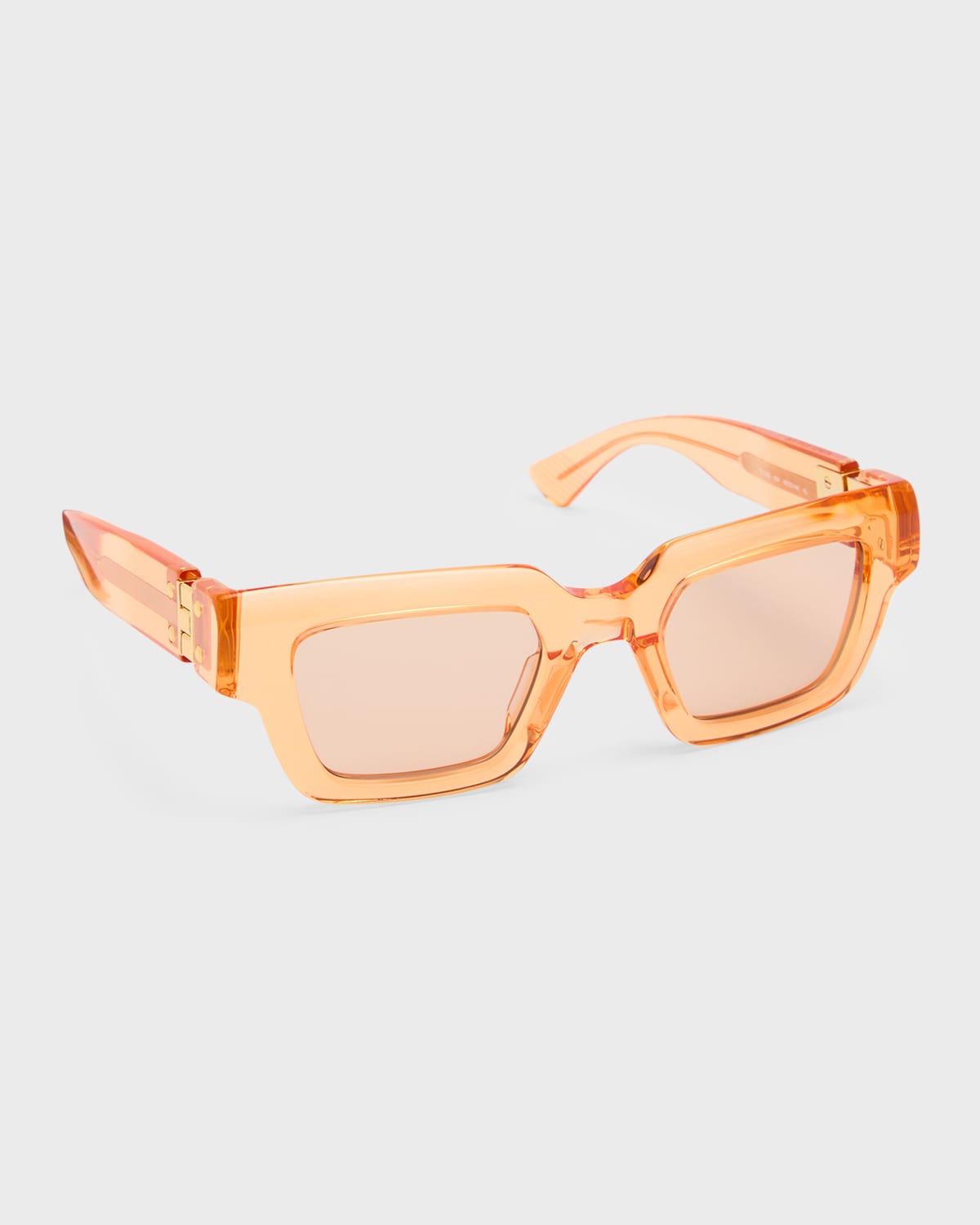 Loewe Men's Anagram Acetate-Nylon Rectangle Sunglasses | Neiman Marcus