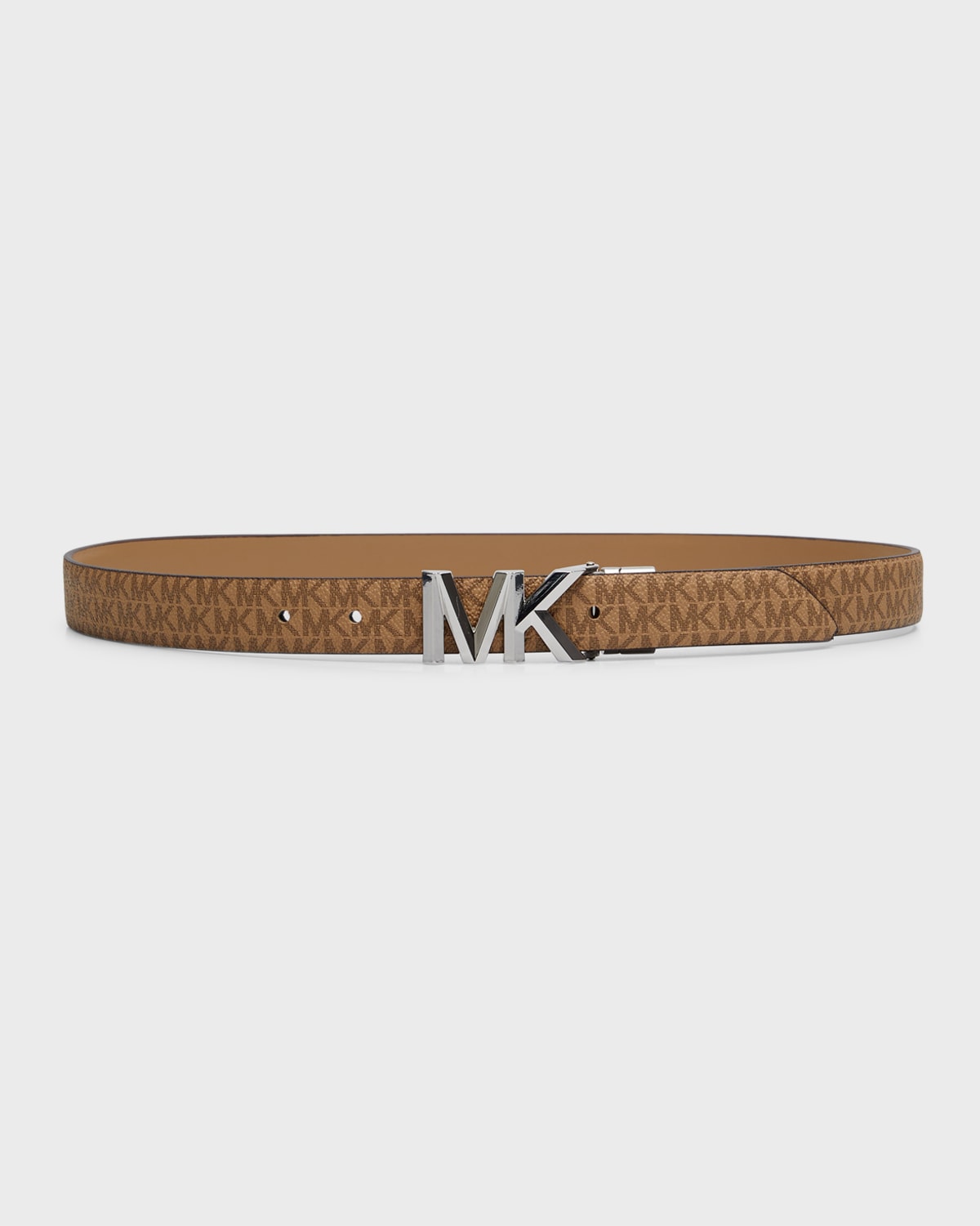 Michael Kors MK Logo Reversible Leather Belt | Neiman Marcus