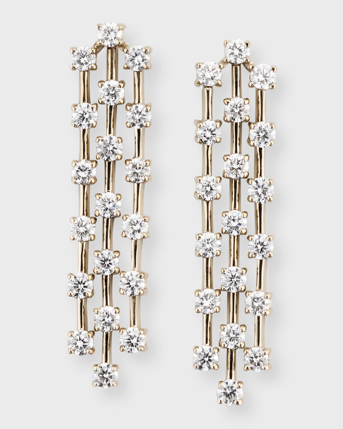 STONE AND STRAND Pave Diamond Curbside Earrings | Neiman Marcus