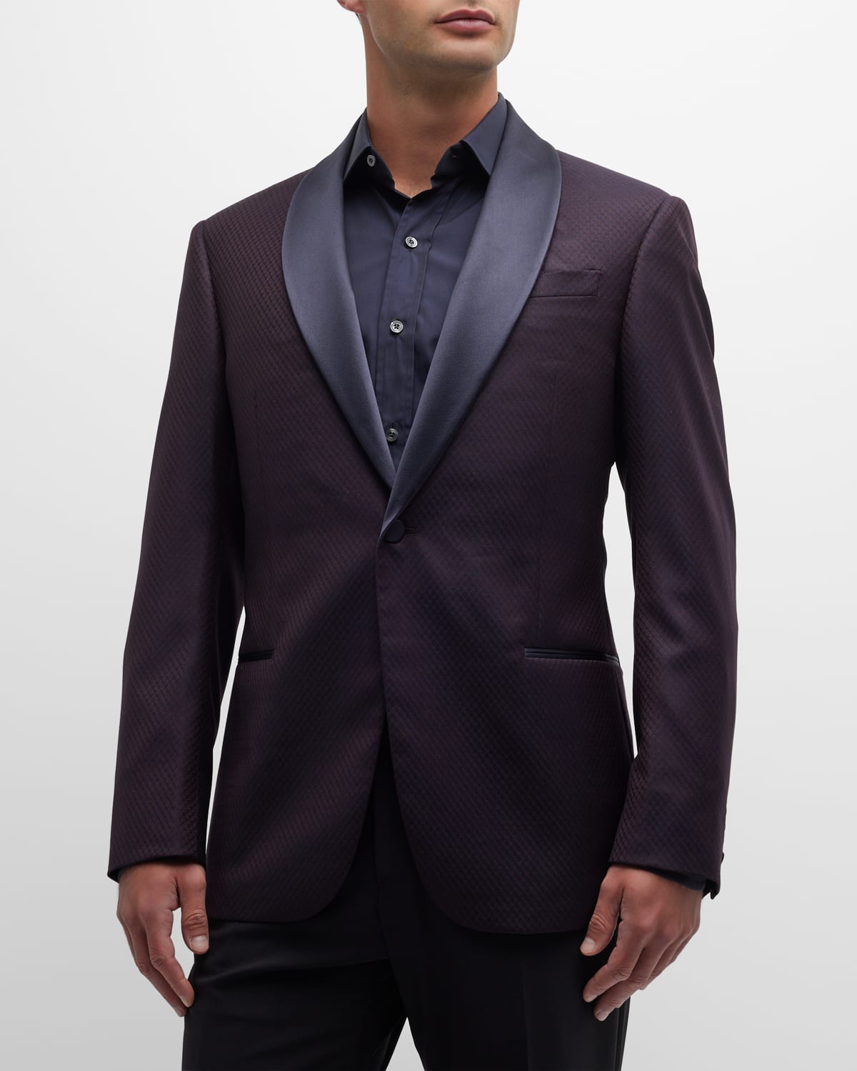 Paul Stuart Men's Double-Breasted Shawl Dinner Jacket | Neiman Marcus