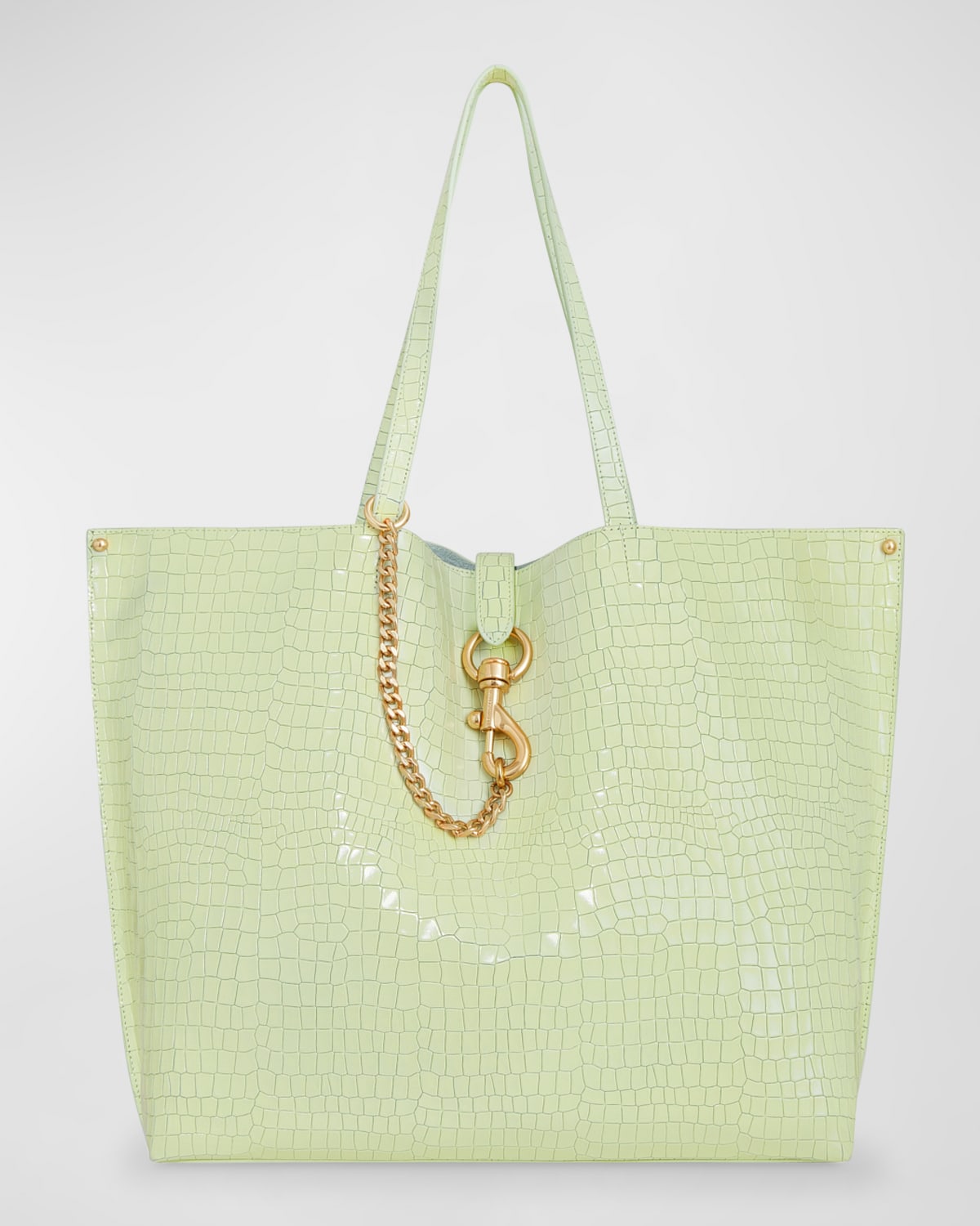 Rebecca Minkoff Megan Large Moc-Croc Tote Bag | Neiman Marcus