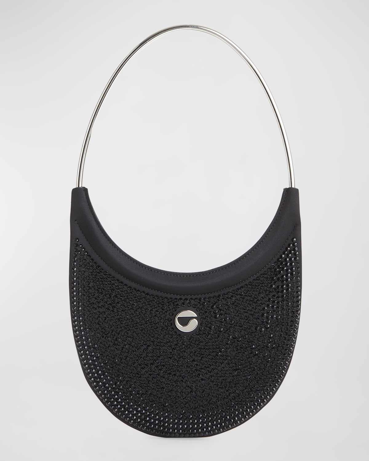 Coperni Denim Ring Pouch Top-Handle Bag | Neiman Marcus