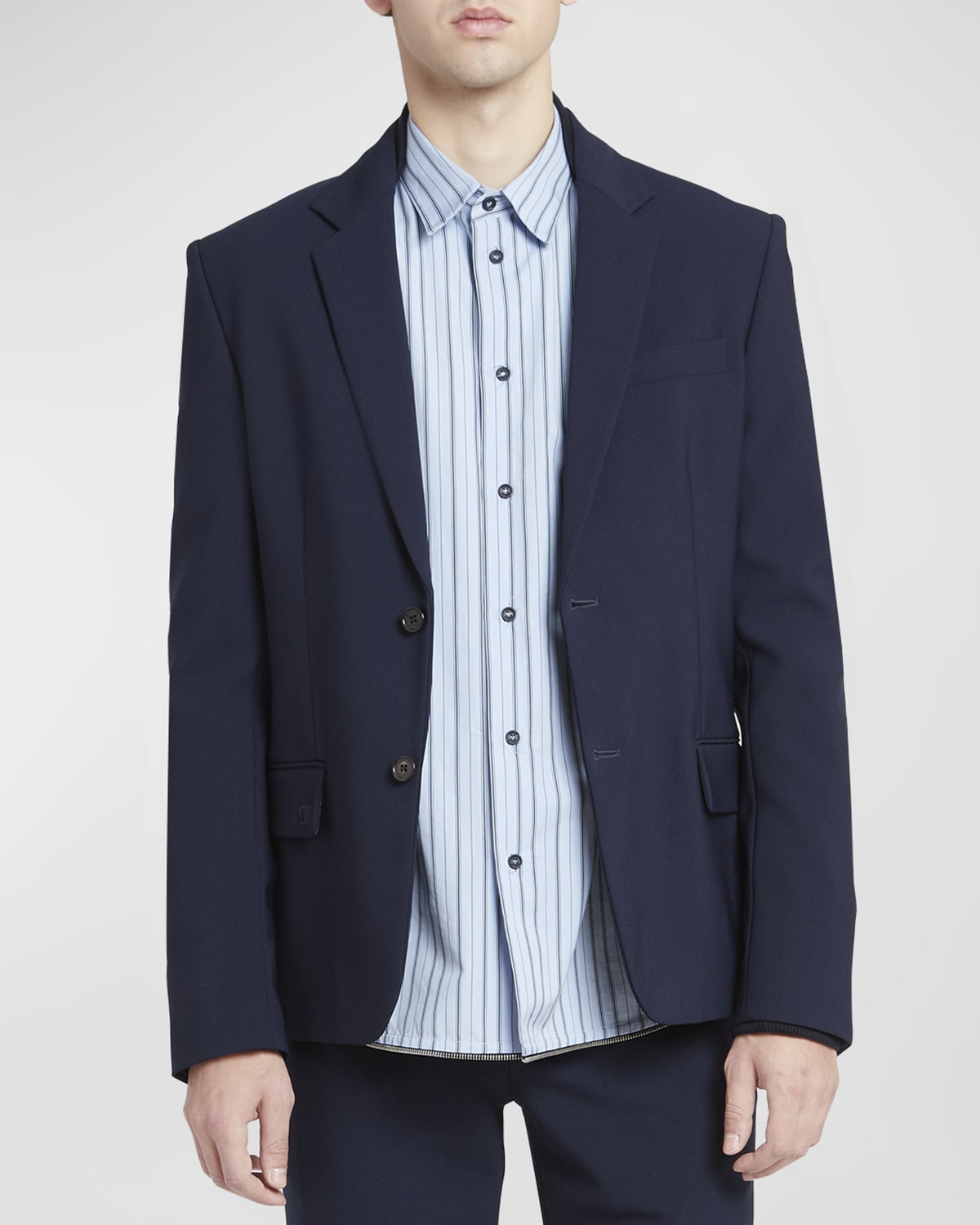 Jil Sander Men's Solid Suit Jacket | Neiman Marcus