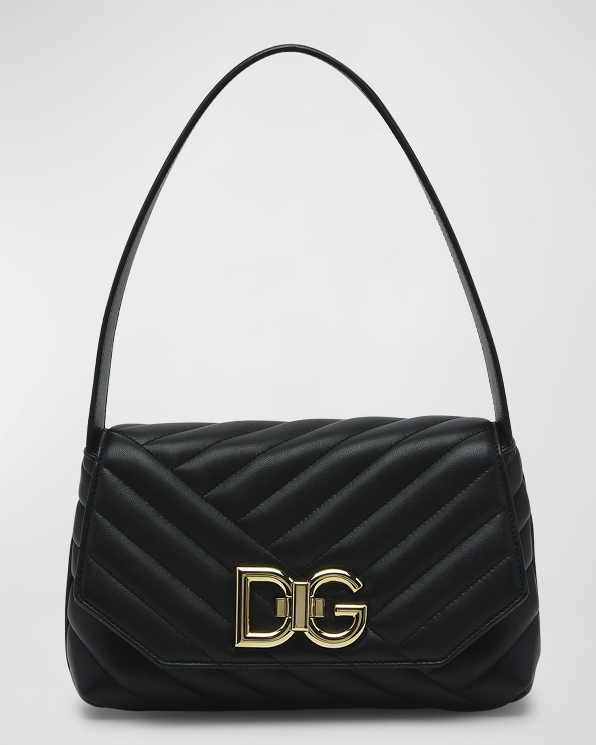 Dolce&Gabbana DG Girls Flap Leather Chain Crossbody Bag | Neiman Marcus