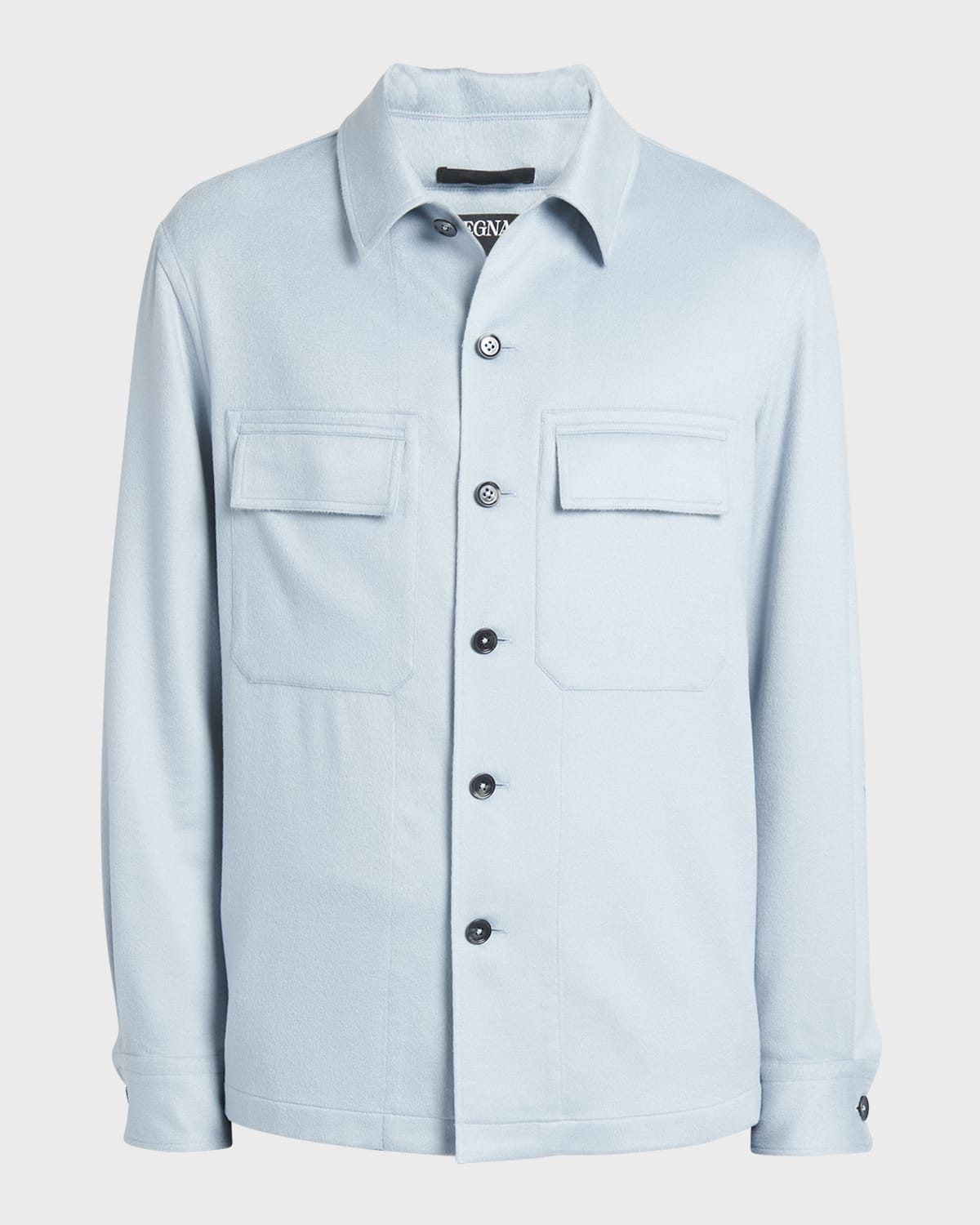 ZEGNA Men's Cashmere Oasi Overshirt | Neiman Marcus