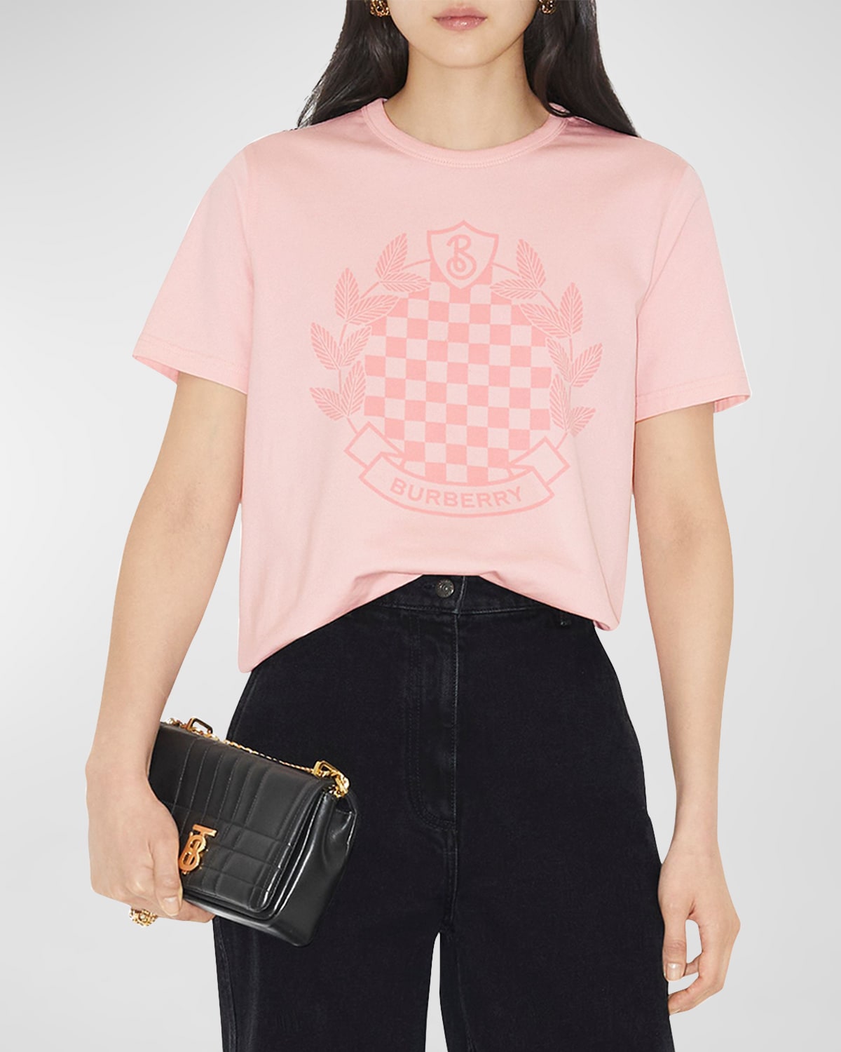 Burberry Oversized Vintage Check T-Shirt | Neiman Marcus