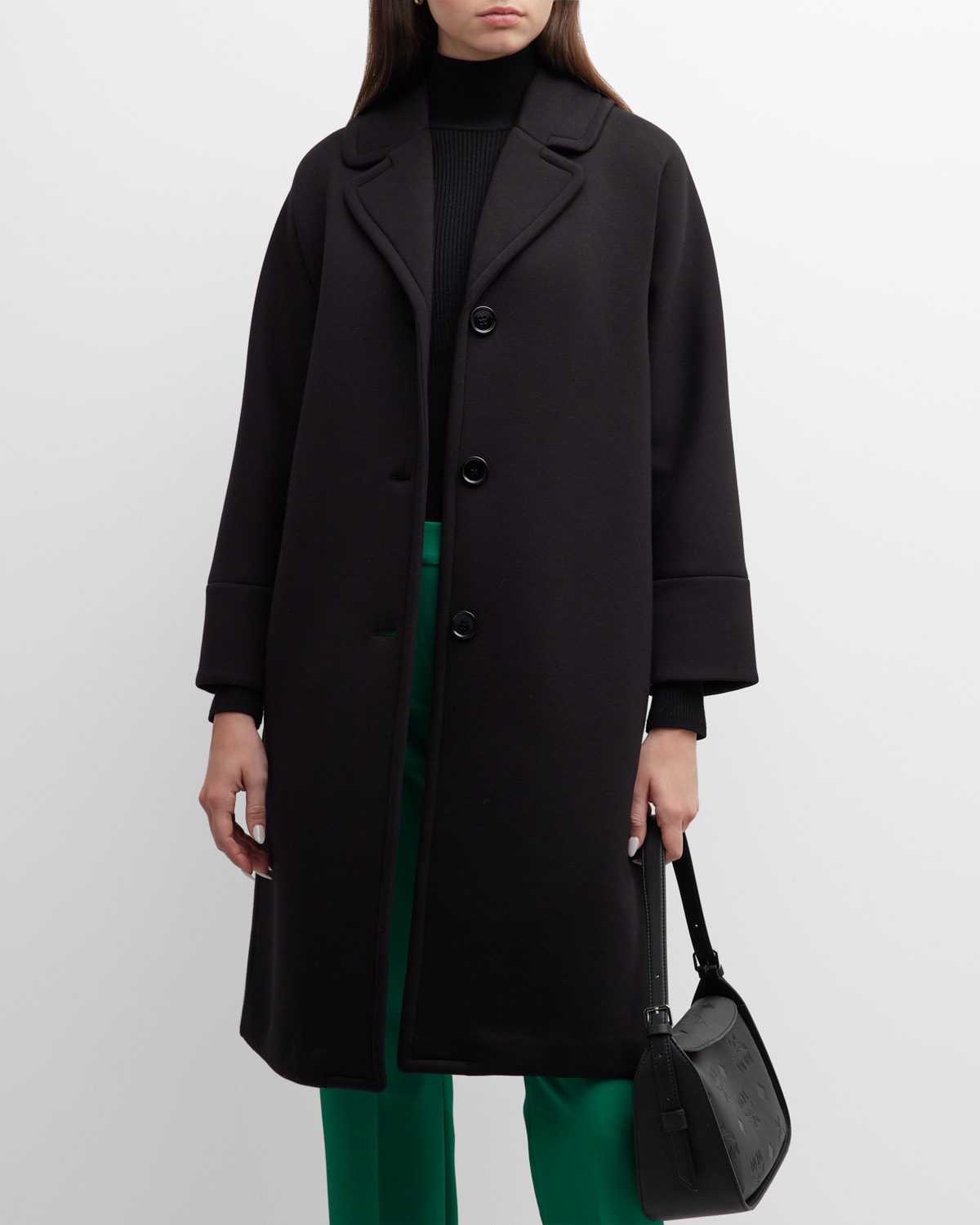 THE ROW Cheval Single-Breasted Wool-Mohair Coat | Neiman Marcus
