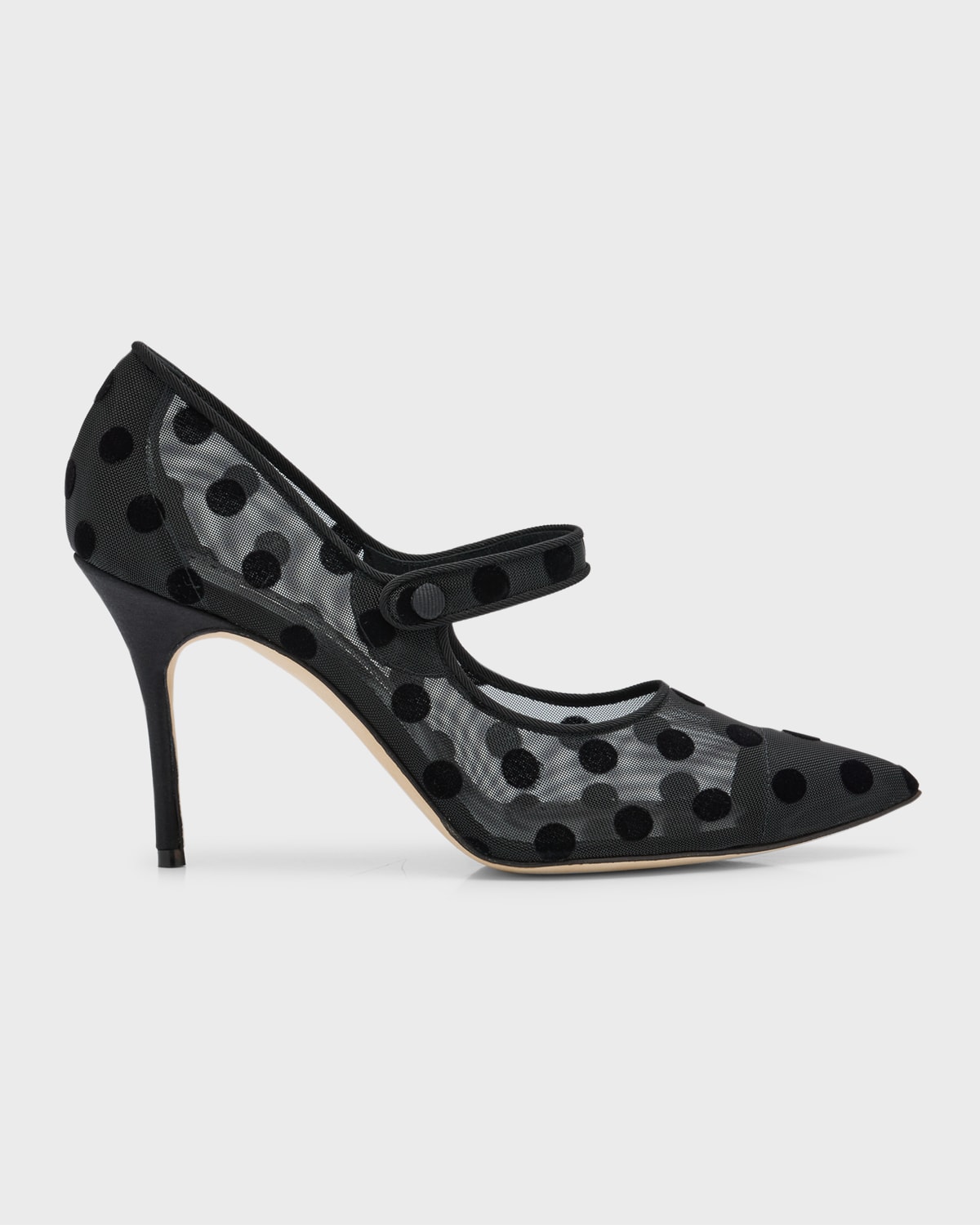 Manolo Blahnik Campari Patent Mary Jane Pumps | Neiman Marcus
