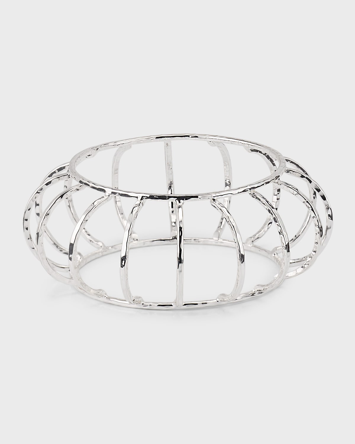 NEST Jewelry Hammered Gold Statement Cage Bangle Bracelet | Neiman Marcus