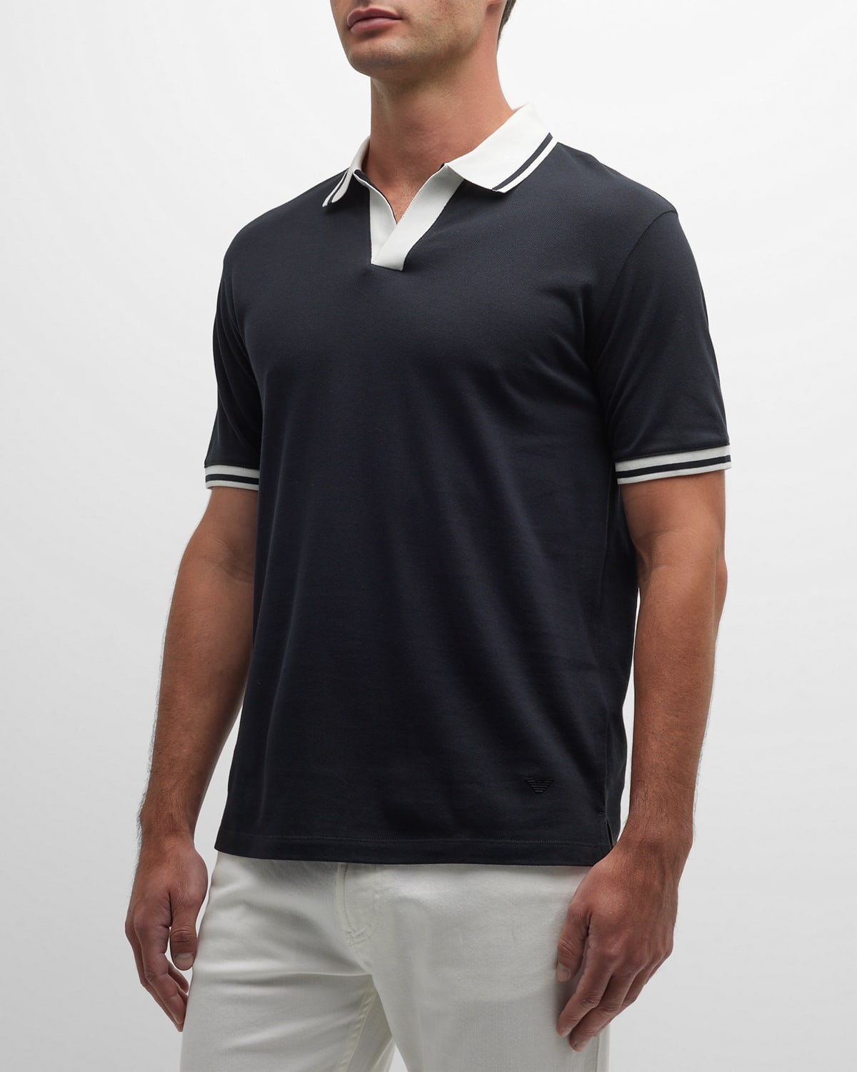 BOSS Men's Tipped Polo Shirt | Neiman Marcus