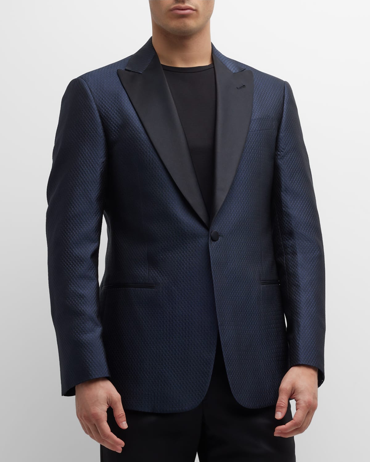 Giorgio Armani Men's Jacquard Dinner Jacket | Neiman Marcus