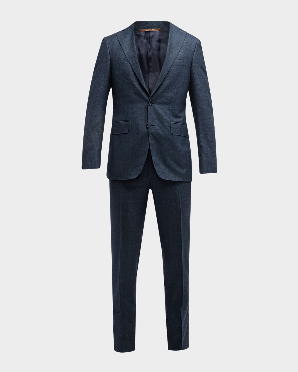 Canali Men's Plaid Wool Suit | Neiman Marcus
