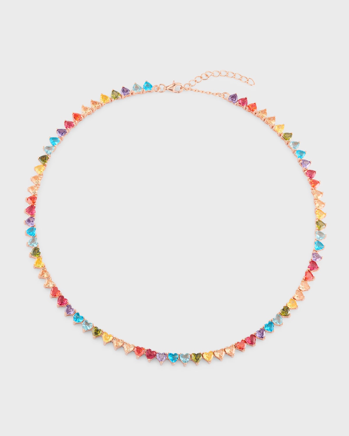 Tai Cubic Zirconia and Rainbow Rondelle Necklace | Neiman Marcus