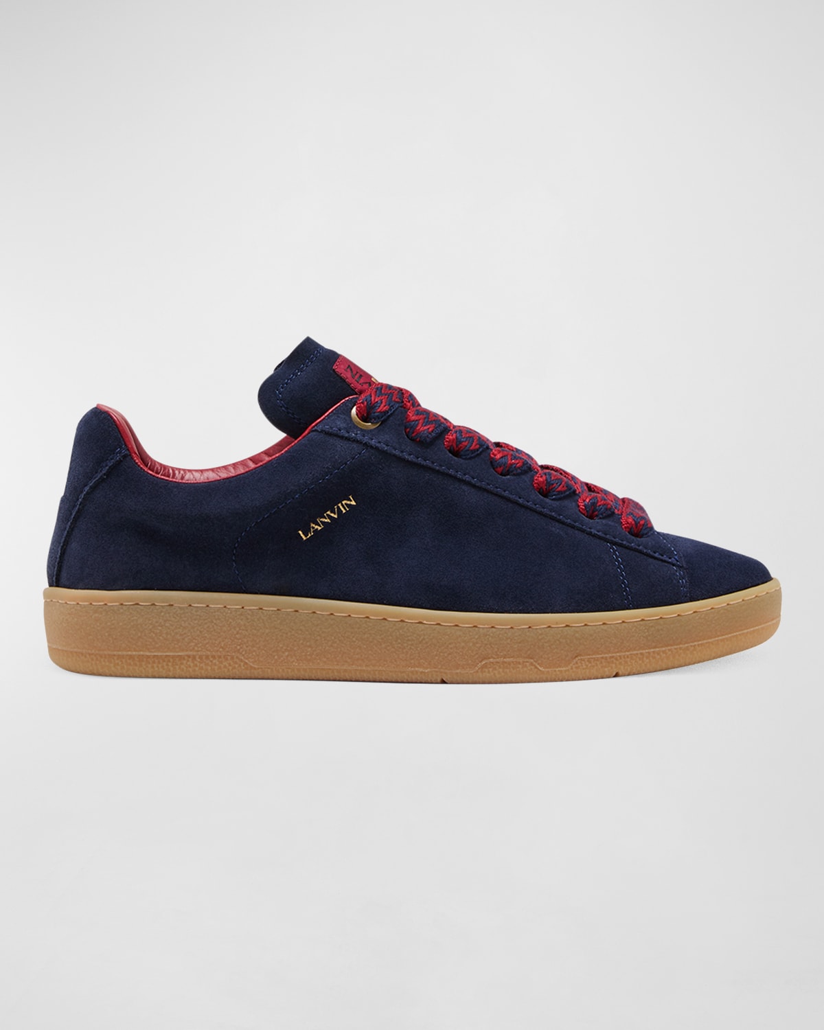 Lanvin Men's Exclusive Curb Low-Top Sneakers | Neiman Marcus