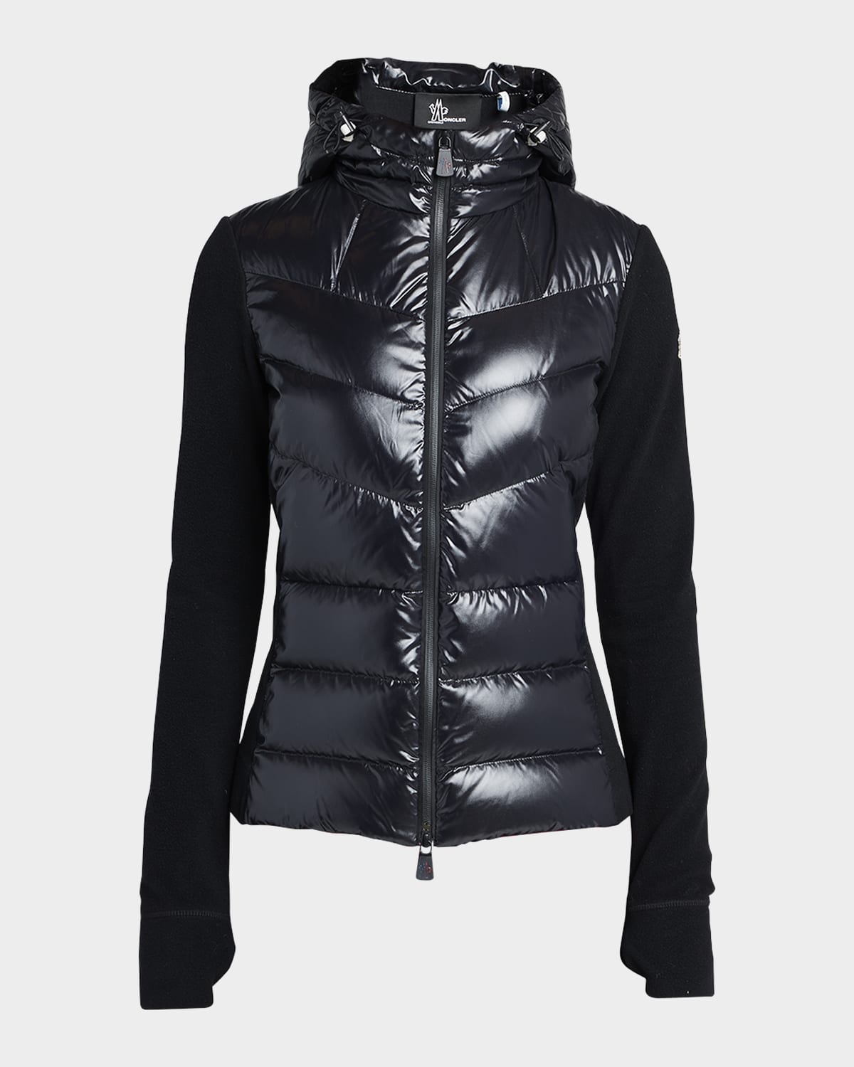 Moncler Quilted Zip-Up Cardigan | Neiman Marcus