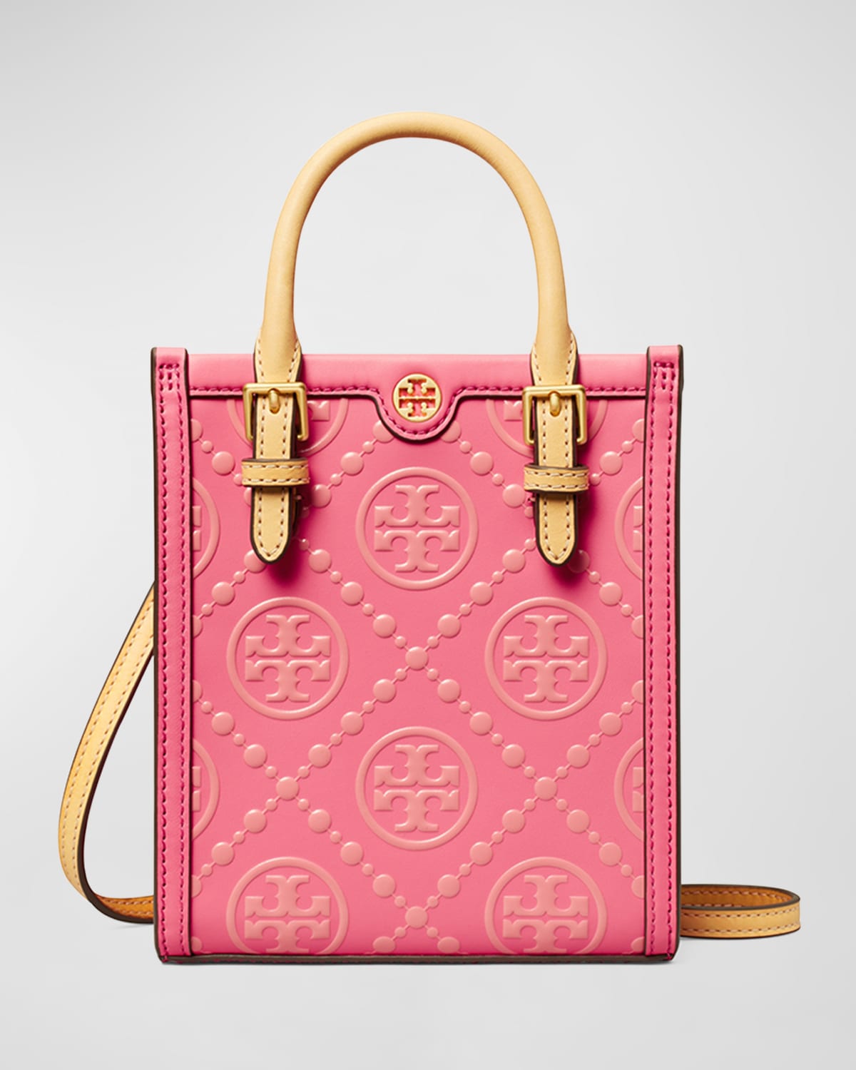 Tory Burch T Monogram Mini Clear Tote Bag | Neiman Marcus