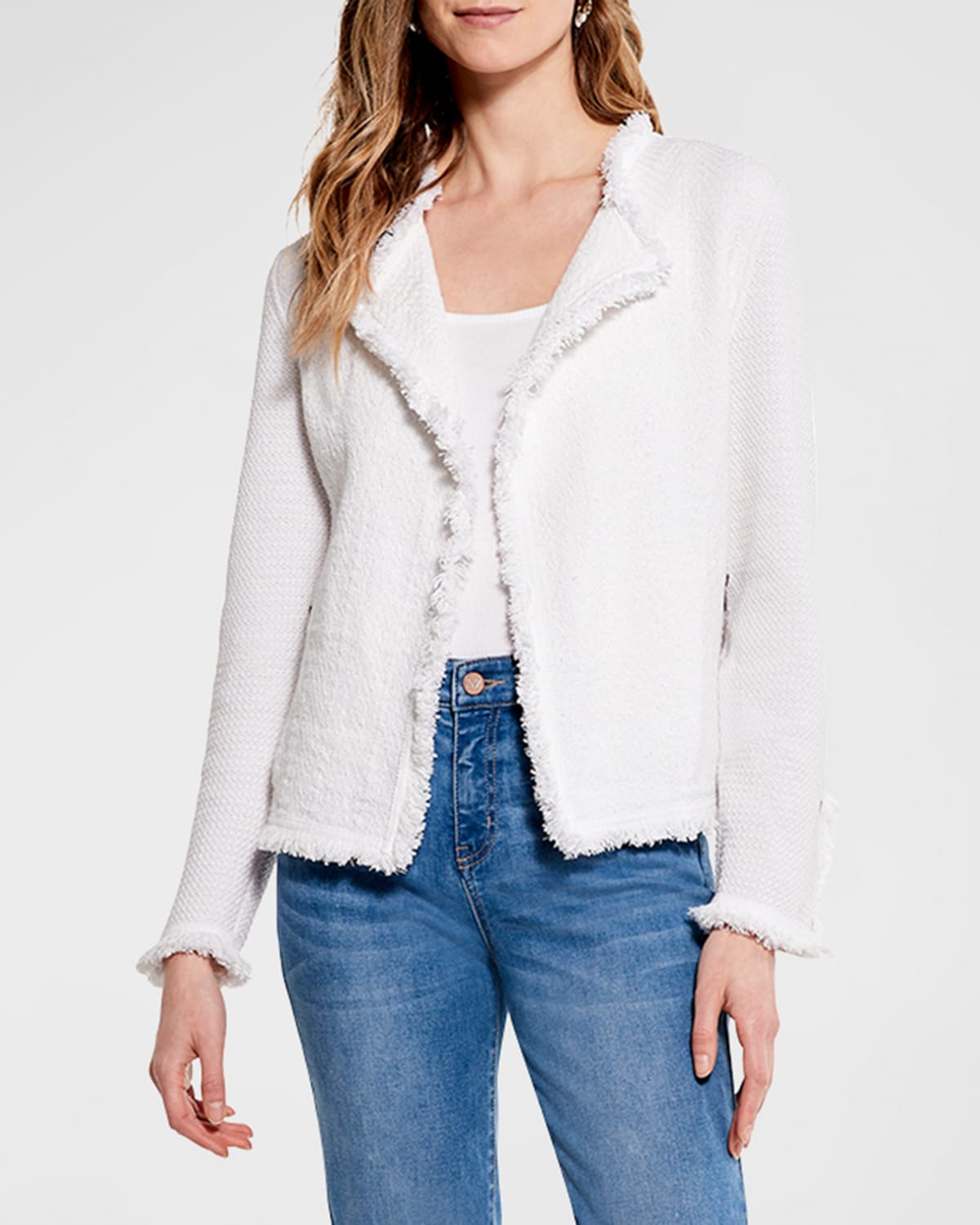 Iro Shavani Open-Front Boucle Jacket | Neiman Marcus