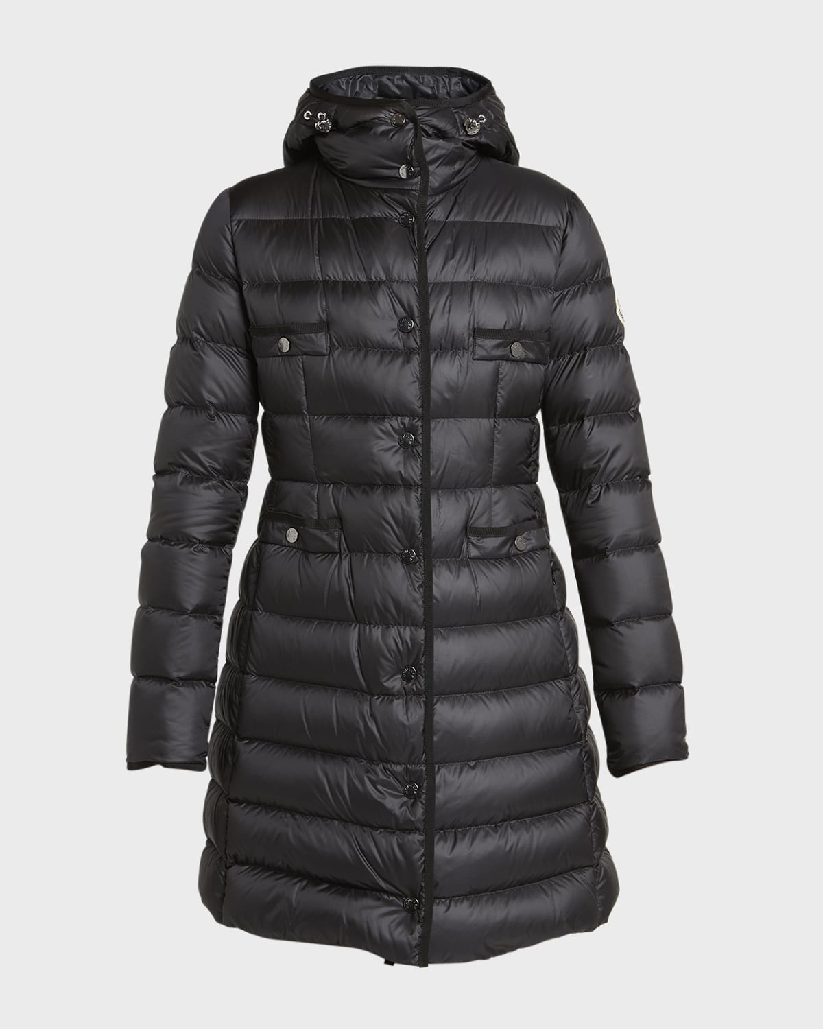 Moncler Catchet Long Puffer Coat | Neiman Marcus