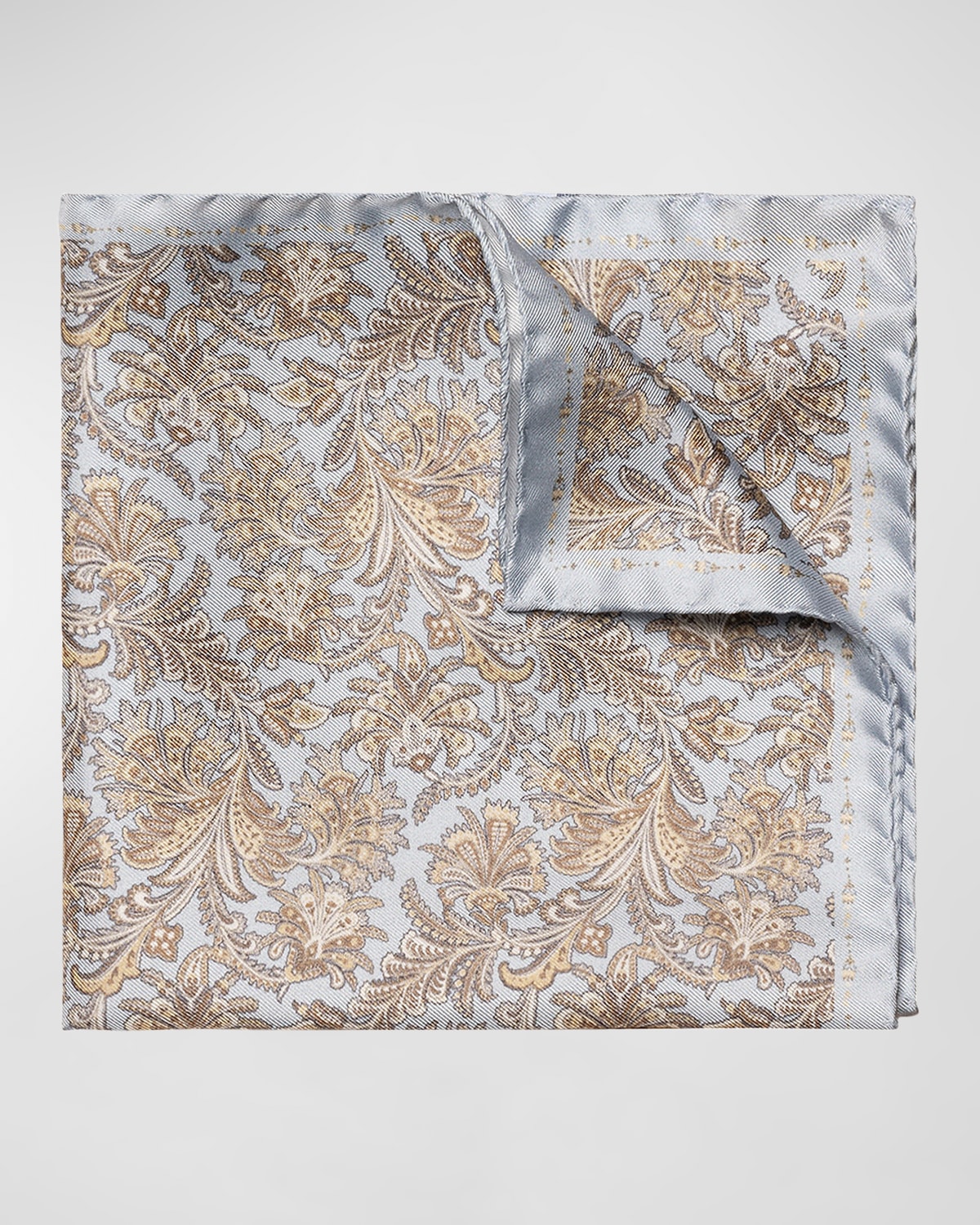 Eton Men's Paisley Silk Pocket Square | Neiman Marcus