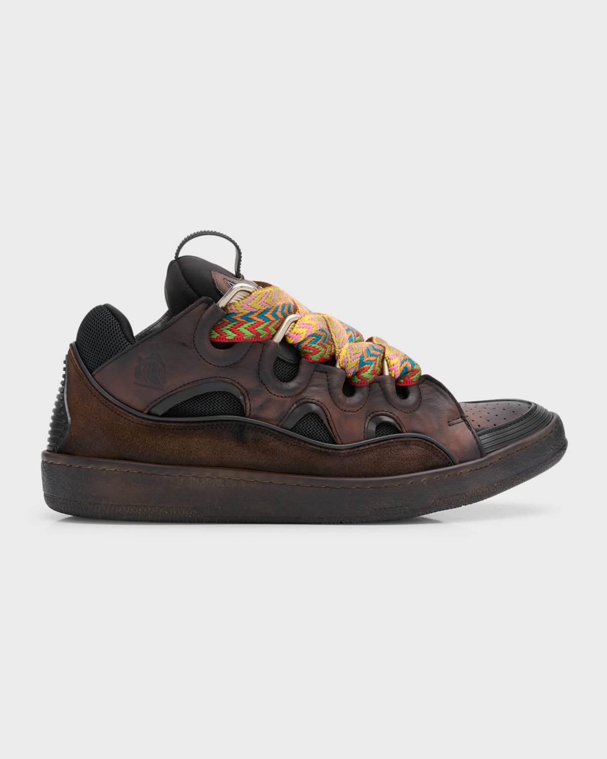 Lanvin Men's Exclusive Curb Low-Top Sneakers | Neiman Marcus