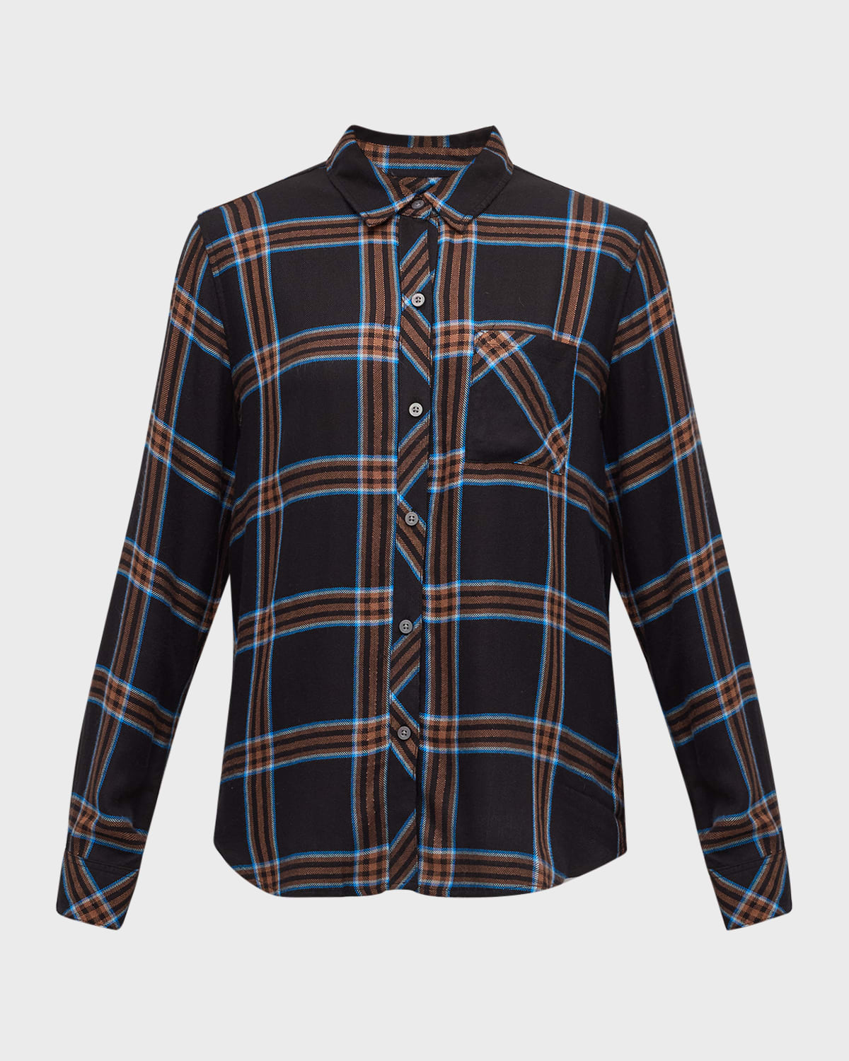 Rails Hunter Plaid Button-Front Shirt | Neiman Marcus