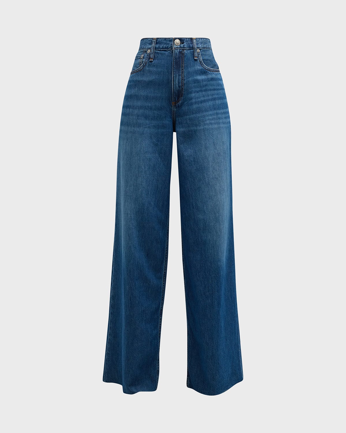 Rag & Bone Featherweight Logan Wide-Leg Jeans | Neiman Marcus