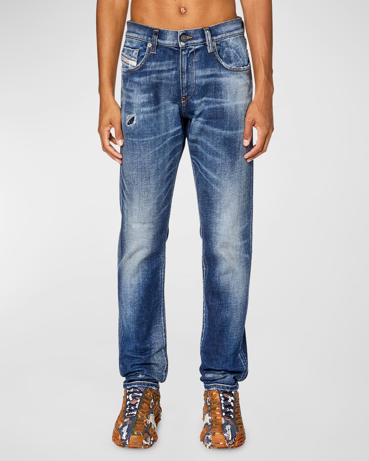 Diesel Men's 2019 D-Strukt Slim-Fit Jeans | Neiman Marcus