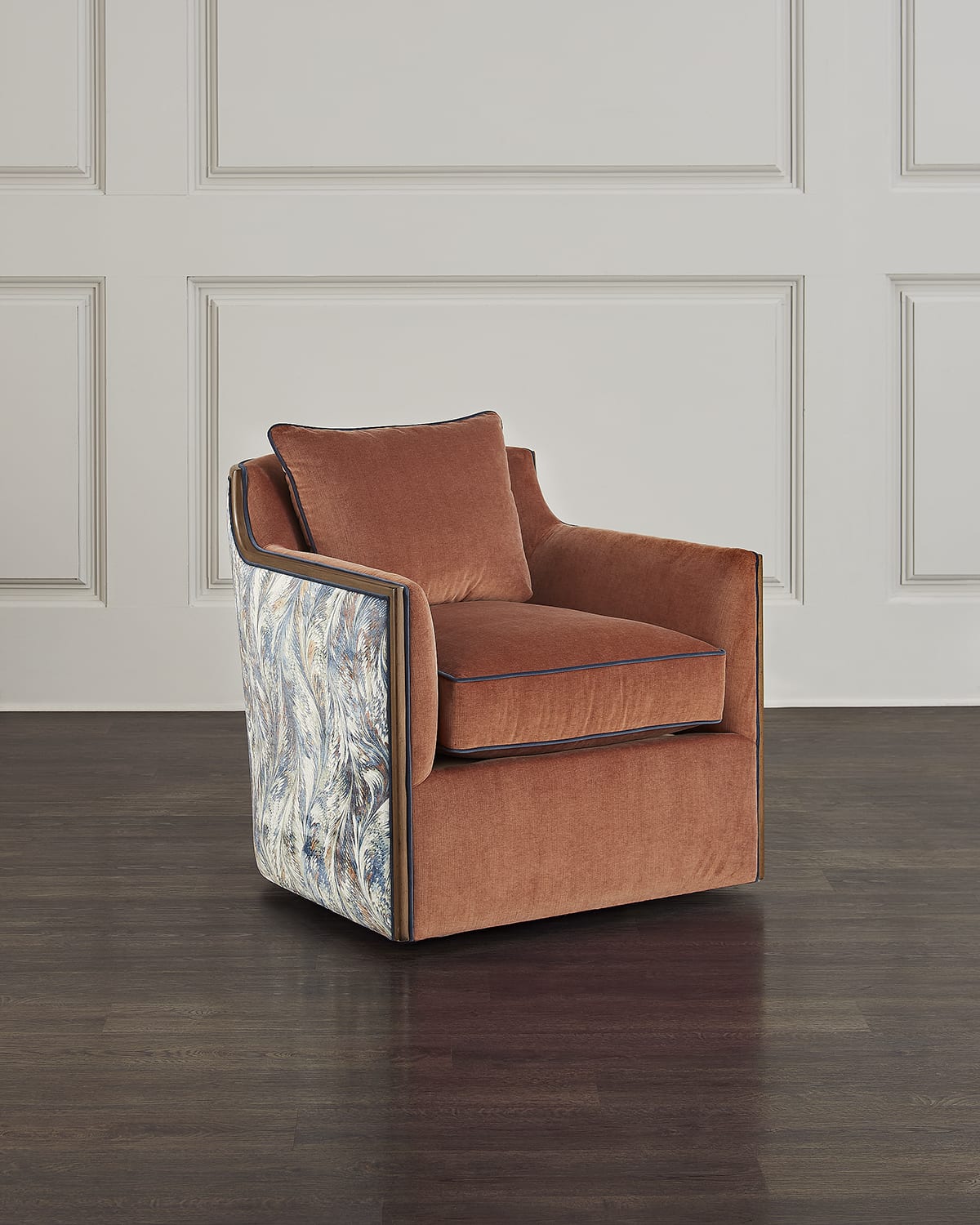 HF Custom Venice Swivel Chair | Neiman Marcus