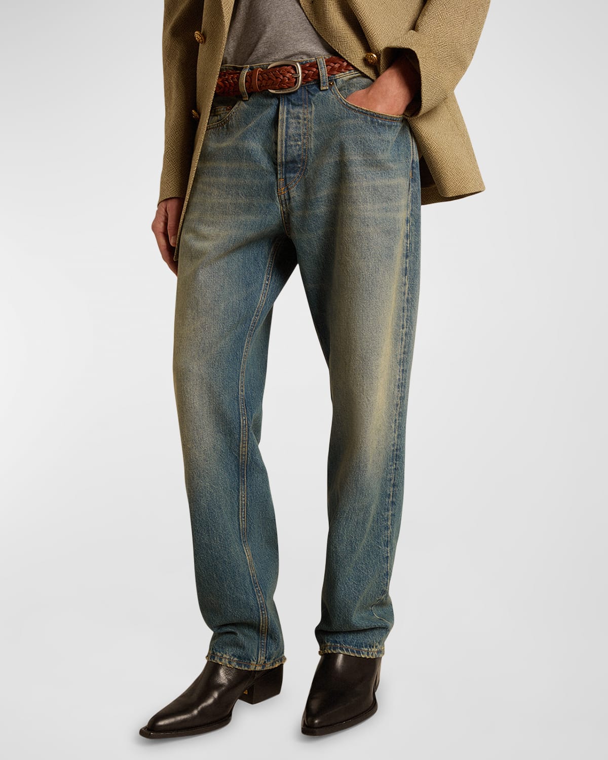 AGOLDE Men's 90s Relaxed Straight-Leg Jeans | Neiman Marcus