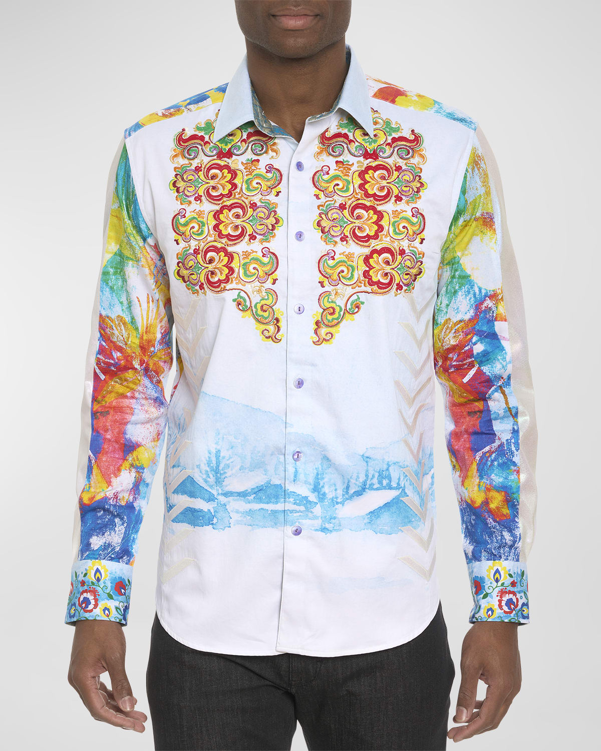 Robert Graham Men's The Mosaic Limited Edition Sport Shirt | Neiman Marcus