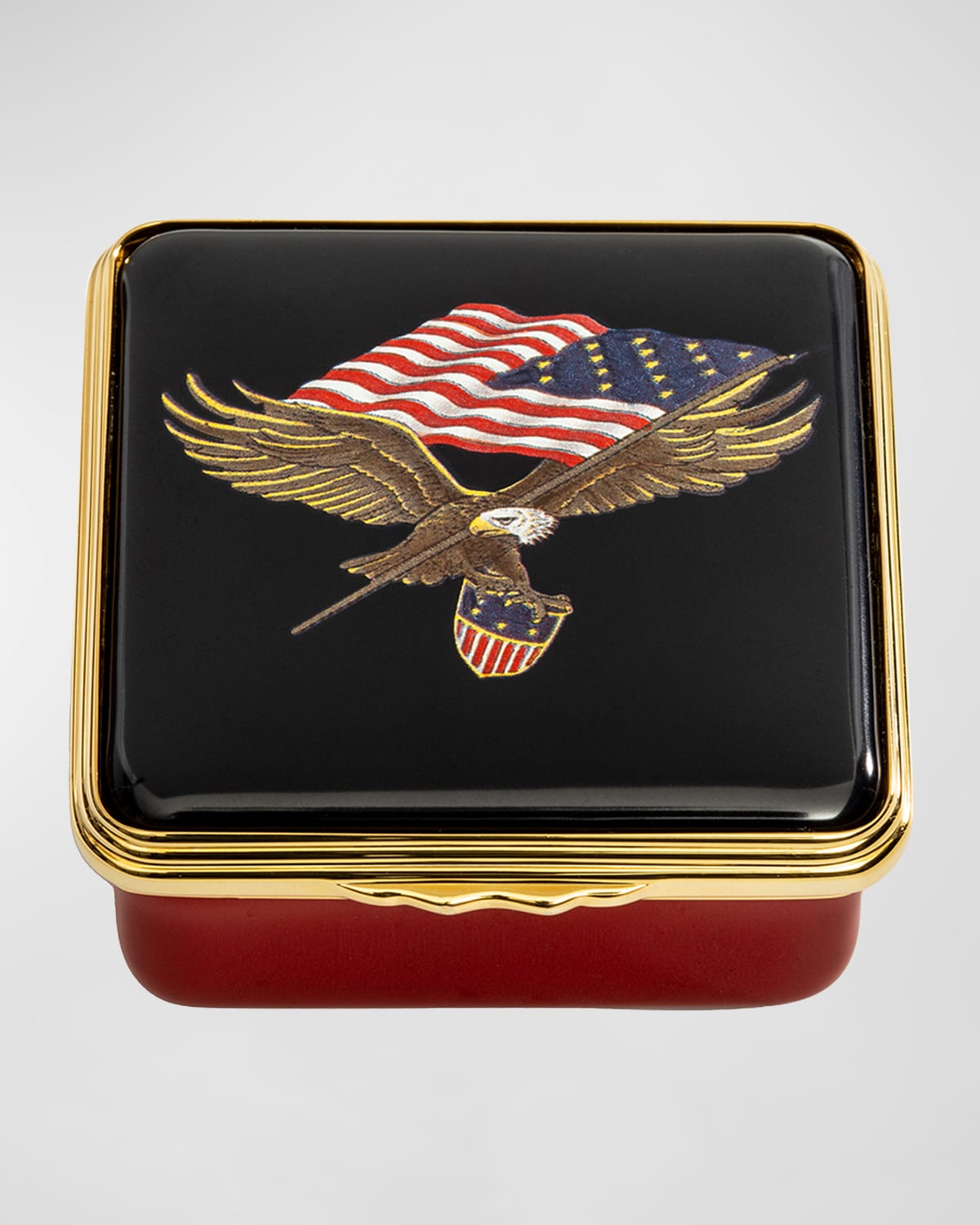 Halcyon Days Star Spangled Banner Square Tray | Neiman Marcus