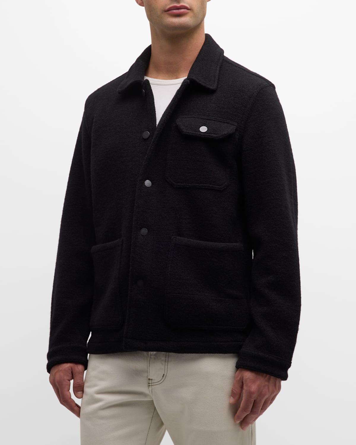 Givenchy Men's Double-Face Chore Jacket | Neiman Marcus