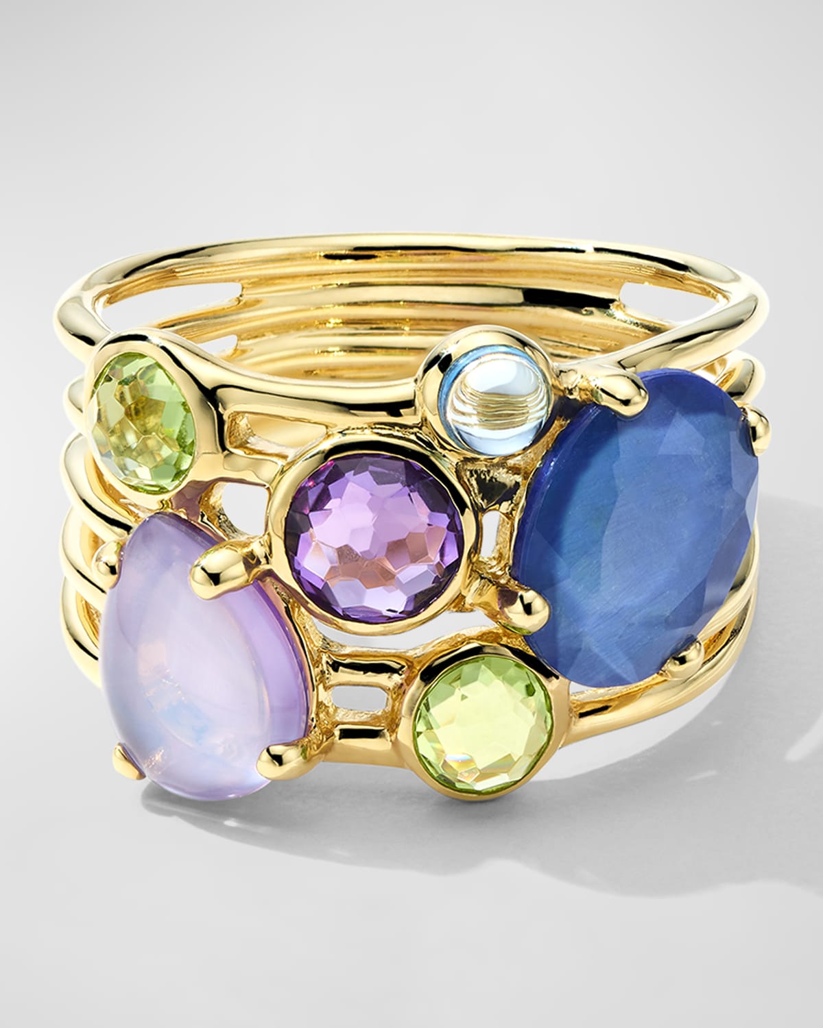 Ippolita 18K Rock Candy Gelato 6-Stone Cluster Ring in Sorbet, Size 7 ...