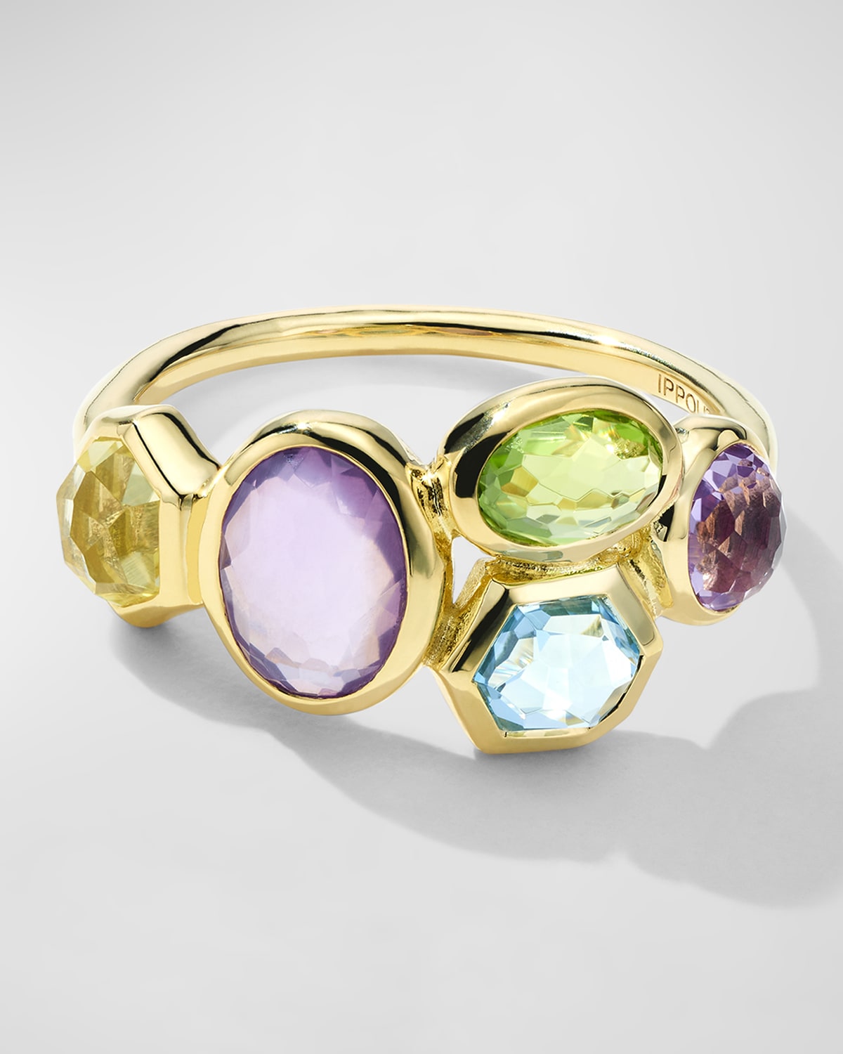 Ippolita 18K Rock Candy Gelato 6-Stone Cluster Ring in Sorbet, Size 7 ...