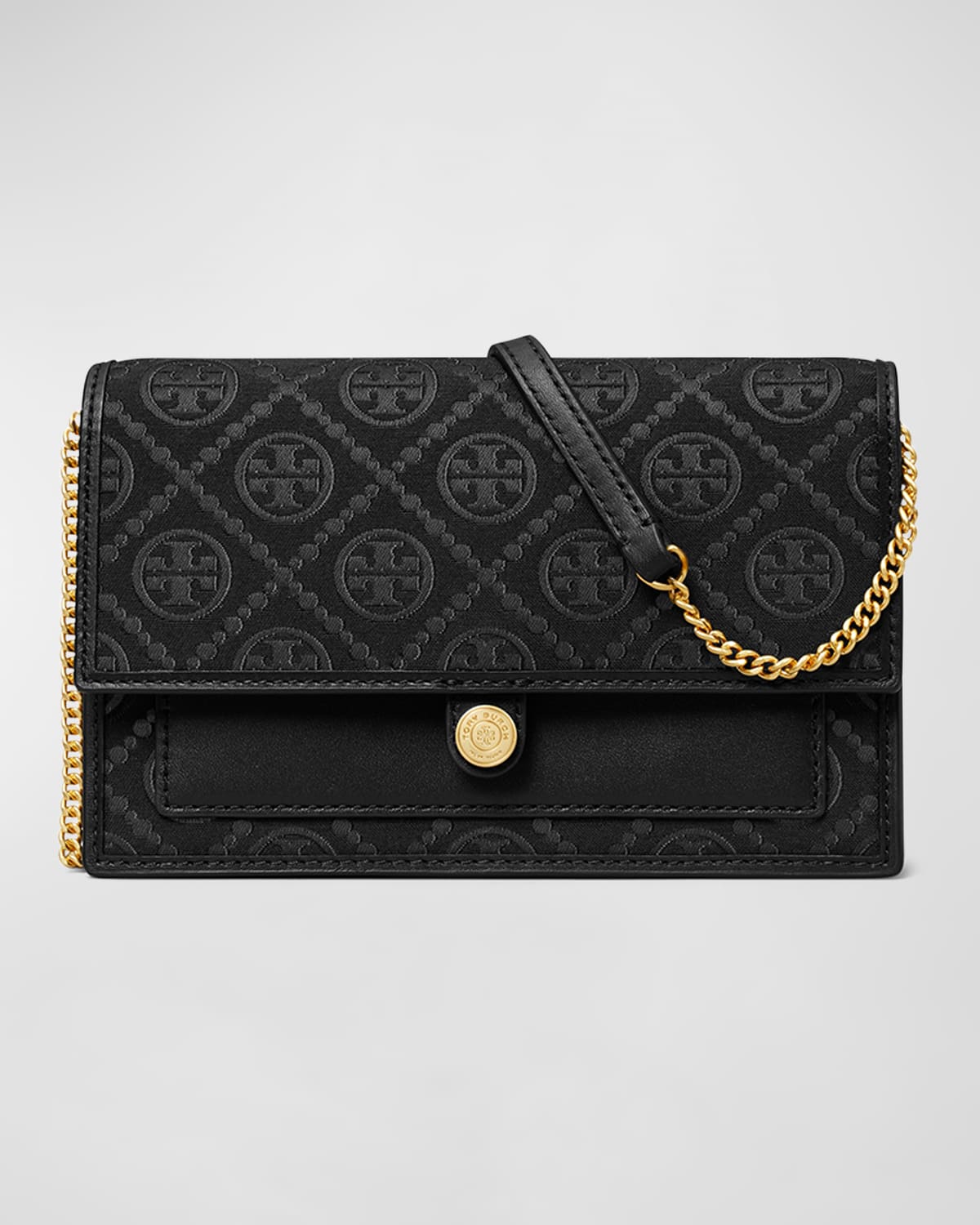 Tory Burch T Monogram Chain Wallet | Neiman Marcus